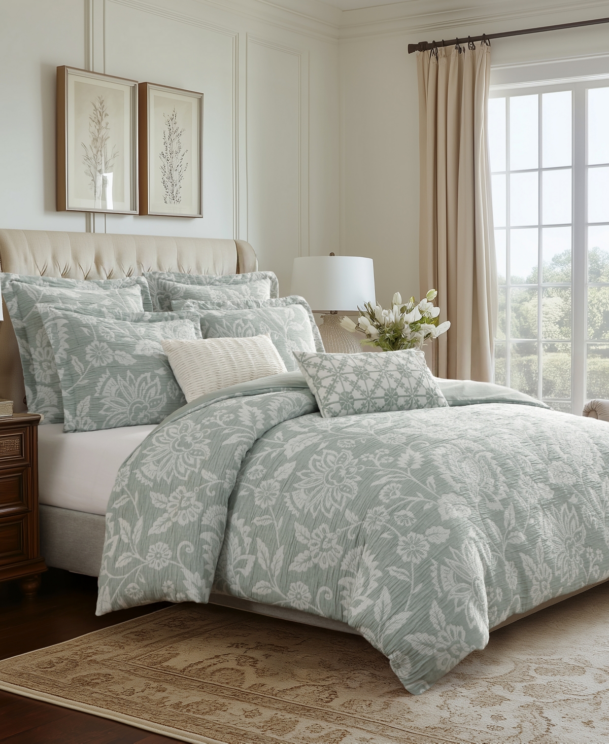 Click here for Levtex Sarrah Textured 3-Pc. Comforter Set  King/C... prices