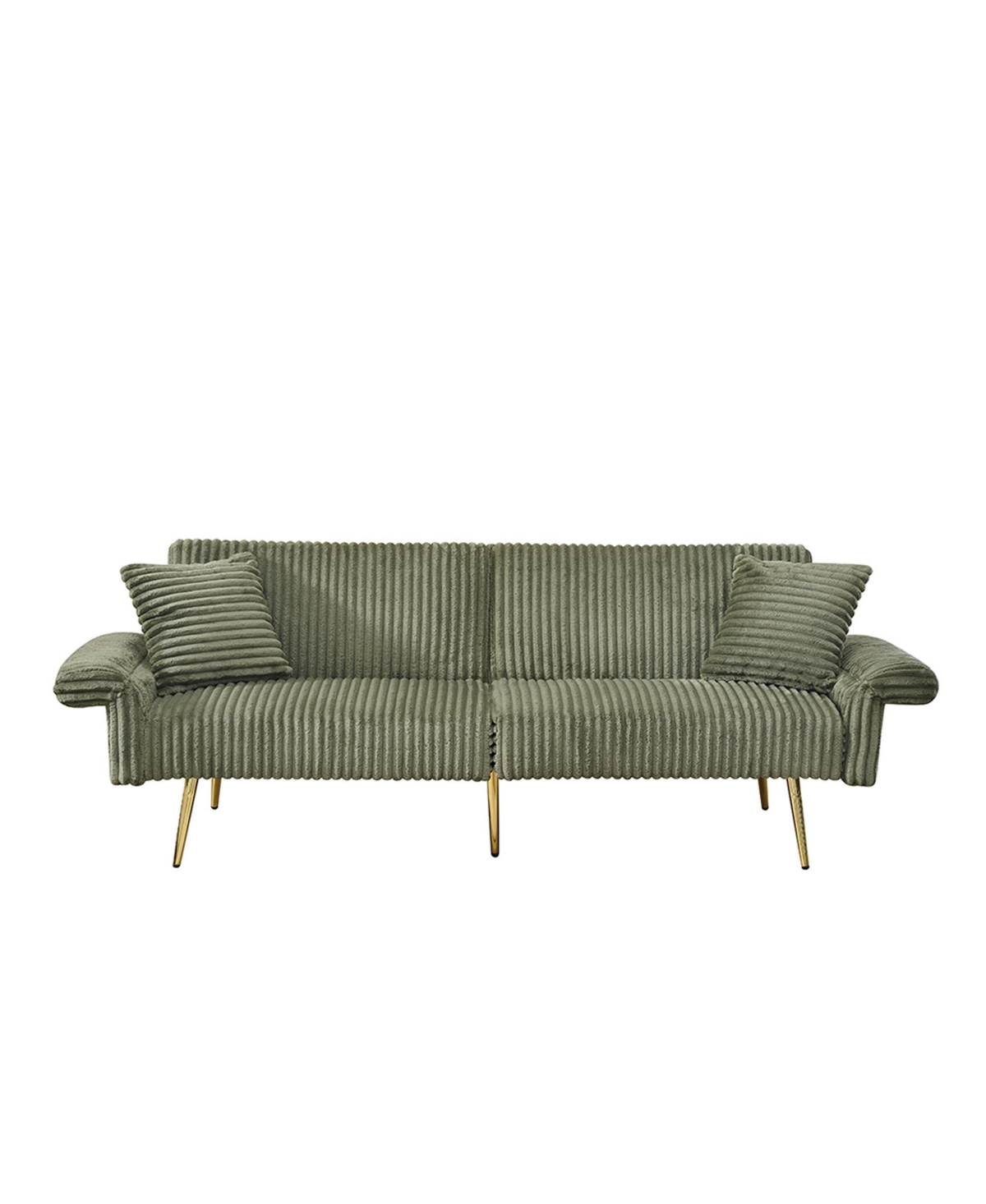 Click here for Jujabu 79" Corduroy Sofa Bed With Folding Arm... prices