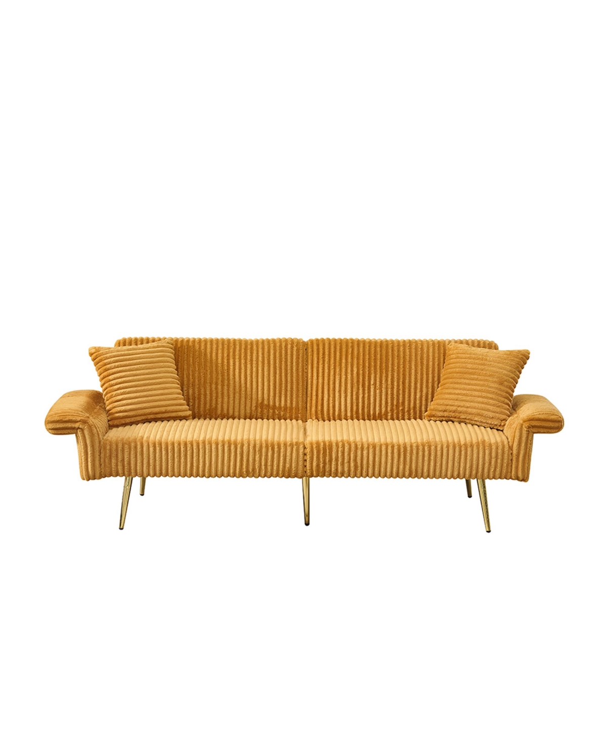 Click here for Jujabu 79" Corduroy Sofa Bed With Folding Arm... prices