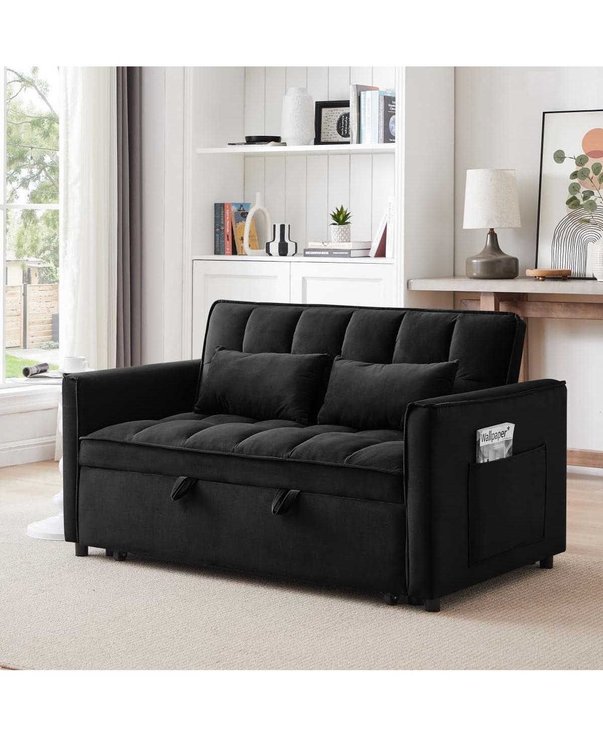 Click here for Maison Boucle 65 Pull-Out Sofa Bed with Desk & Usb... prices