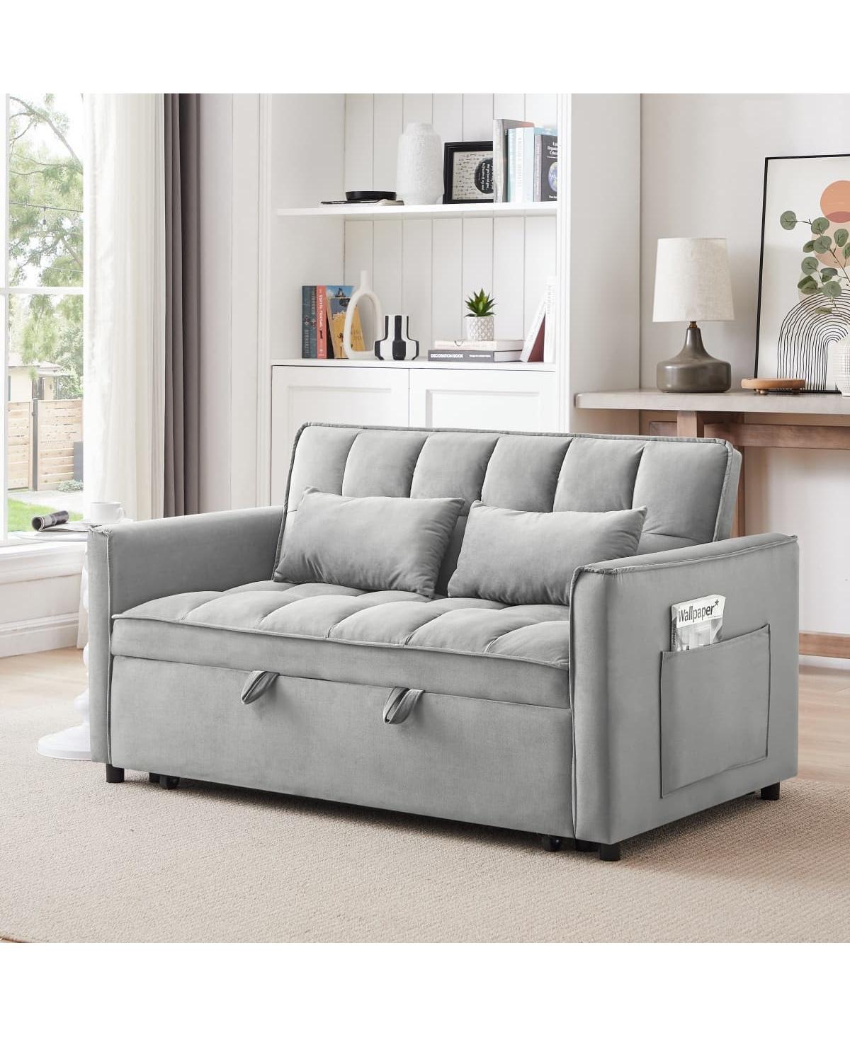 Click here for Maison Boucle 65 Pull-Out Sofa Bed with Desk & Usb... prices