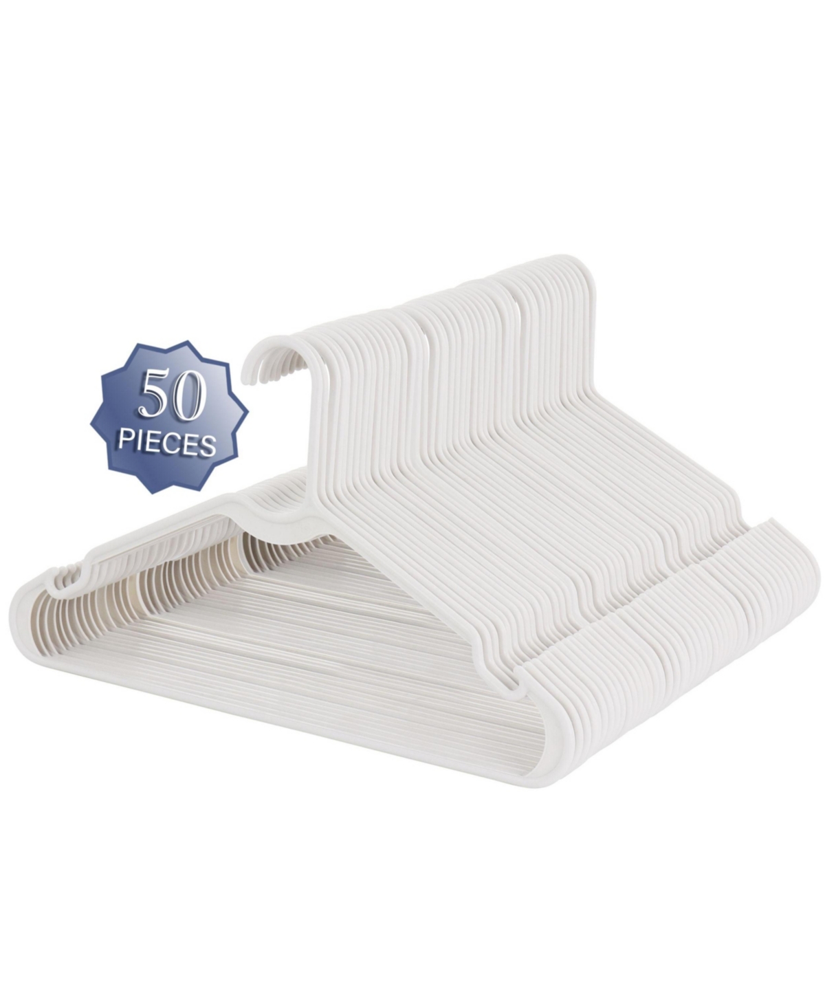 Click here for Elama Home 50 Piece Plastic Hanger Set with Notche... prices