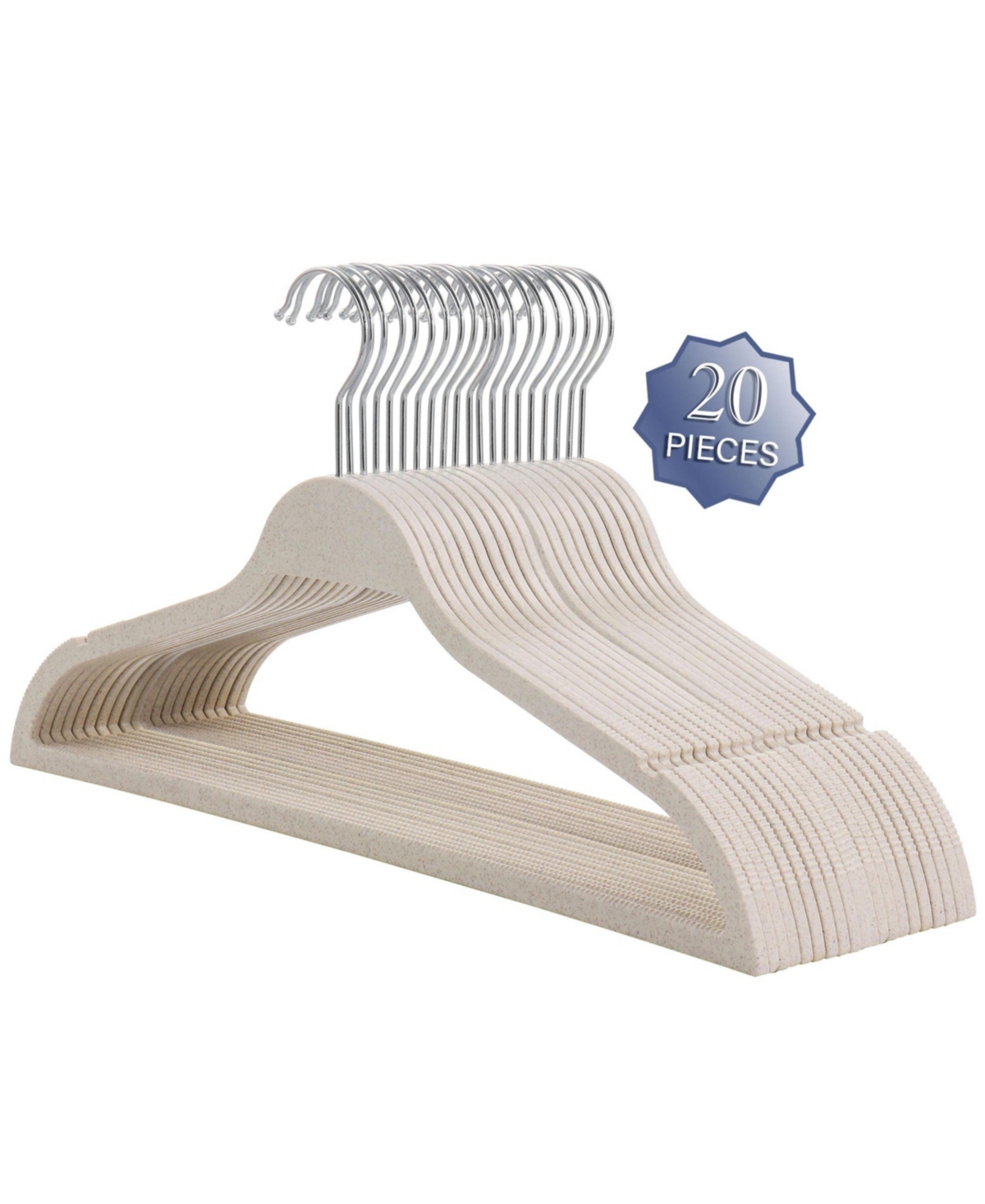Click here for Elama Home 20 Piece Coat Hangers in Wheat - Wheat prices