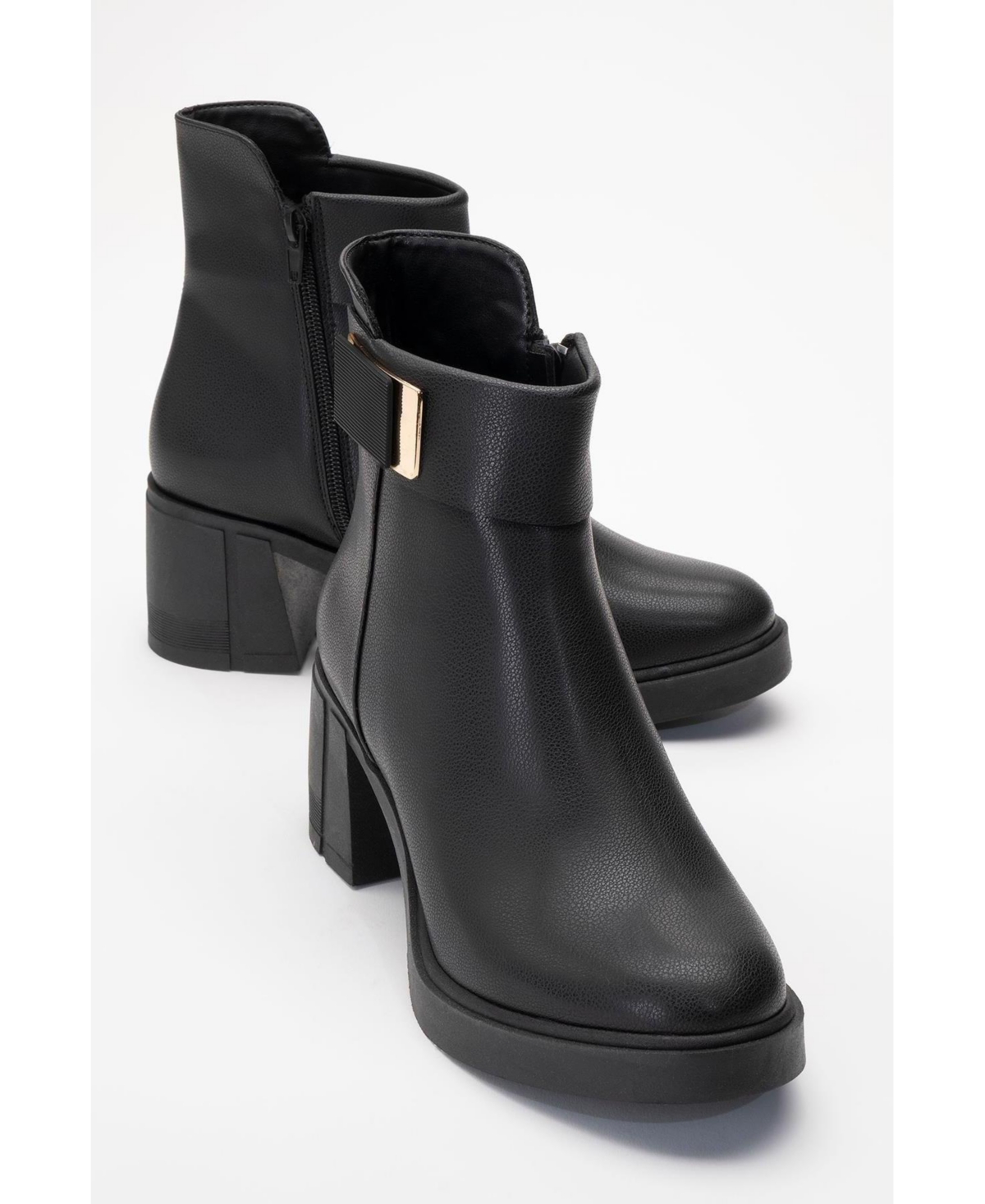 Click here for Prologue Shoes Rashe Block Heel Zip Boot (Women) -... prices