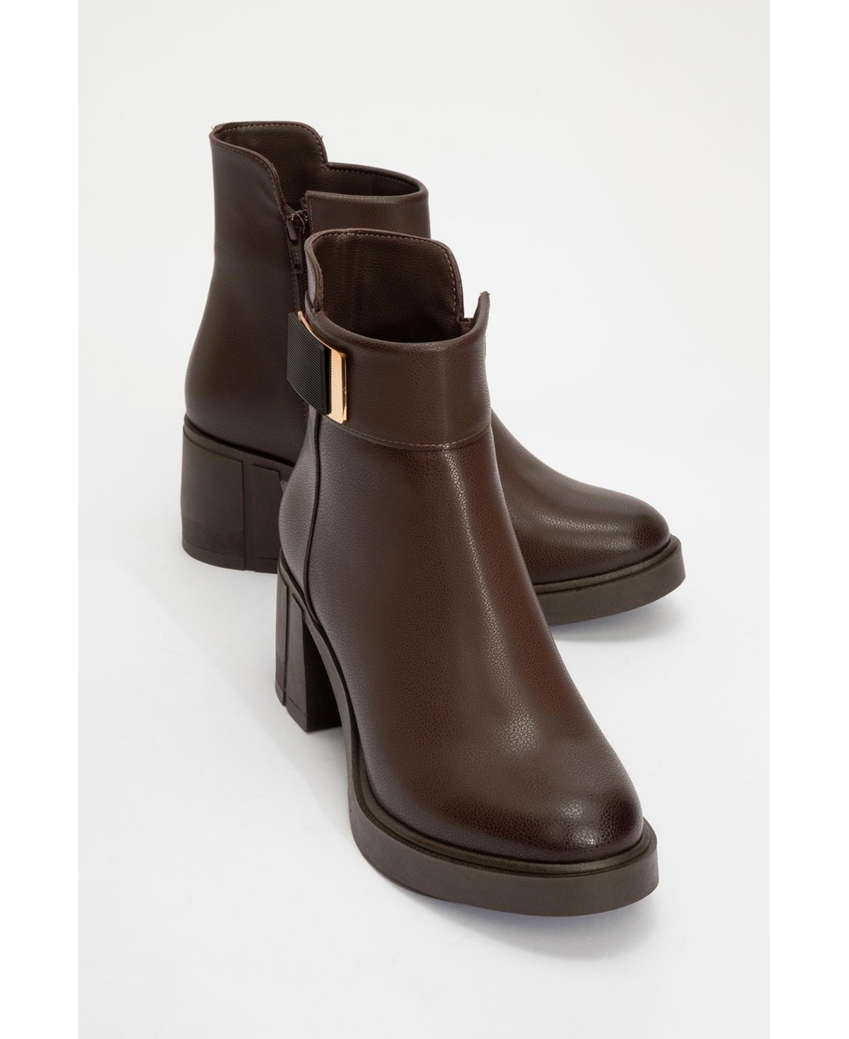 Click here for Prologue Shoes Rashe Block Heel Zip Boot (Women) -... prices
