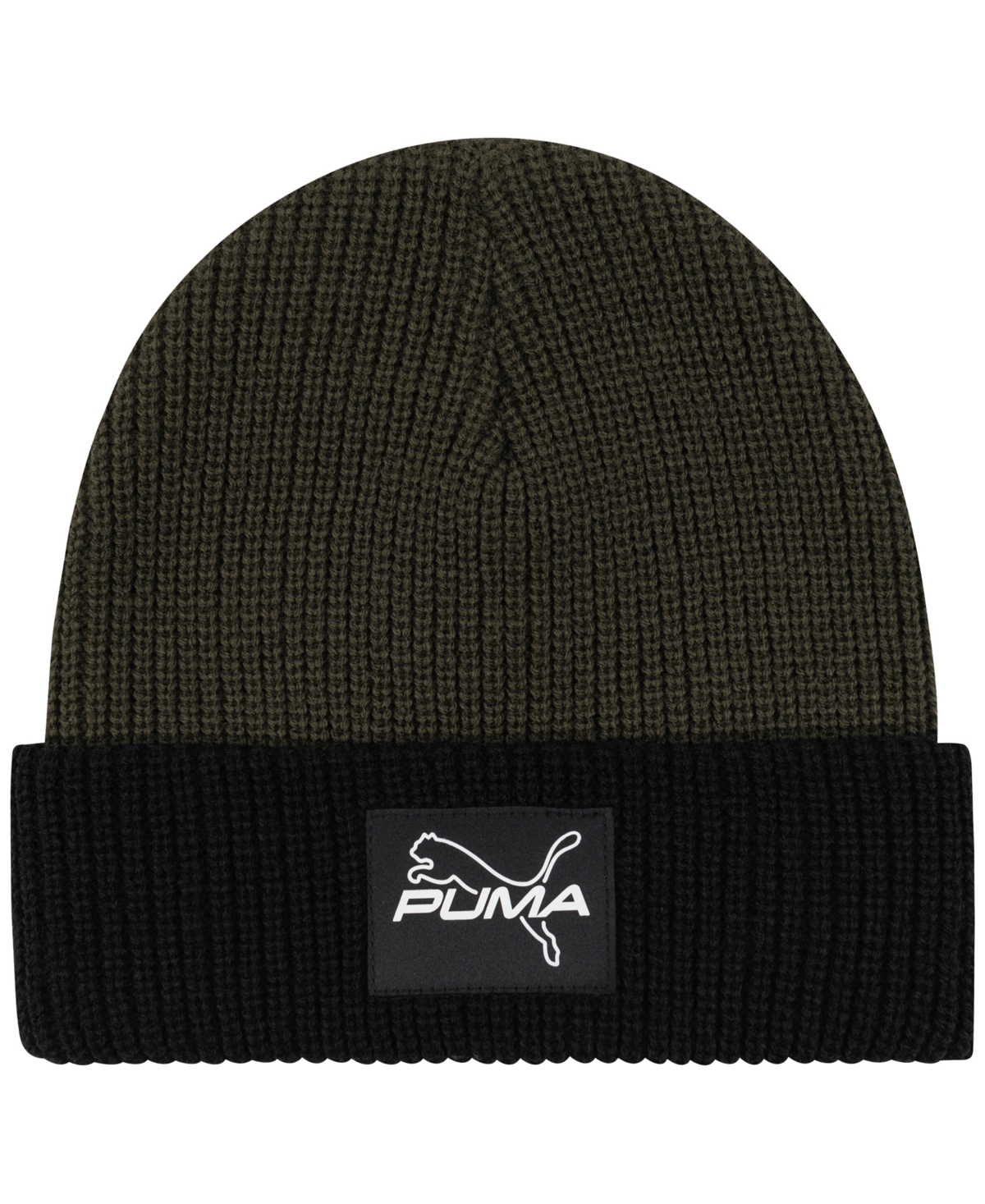 Click here for Puma Mens Color Block Sportsy Cuff Beanie - Black/... prices