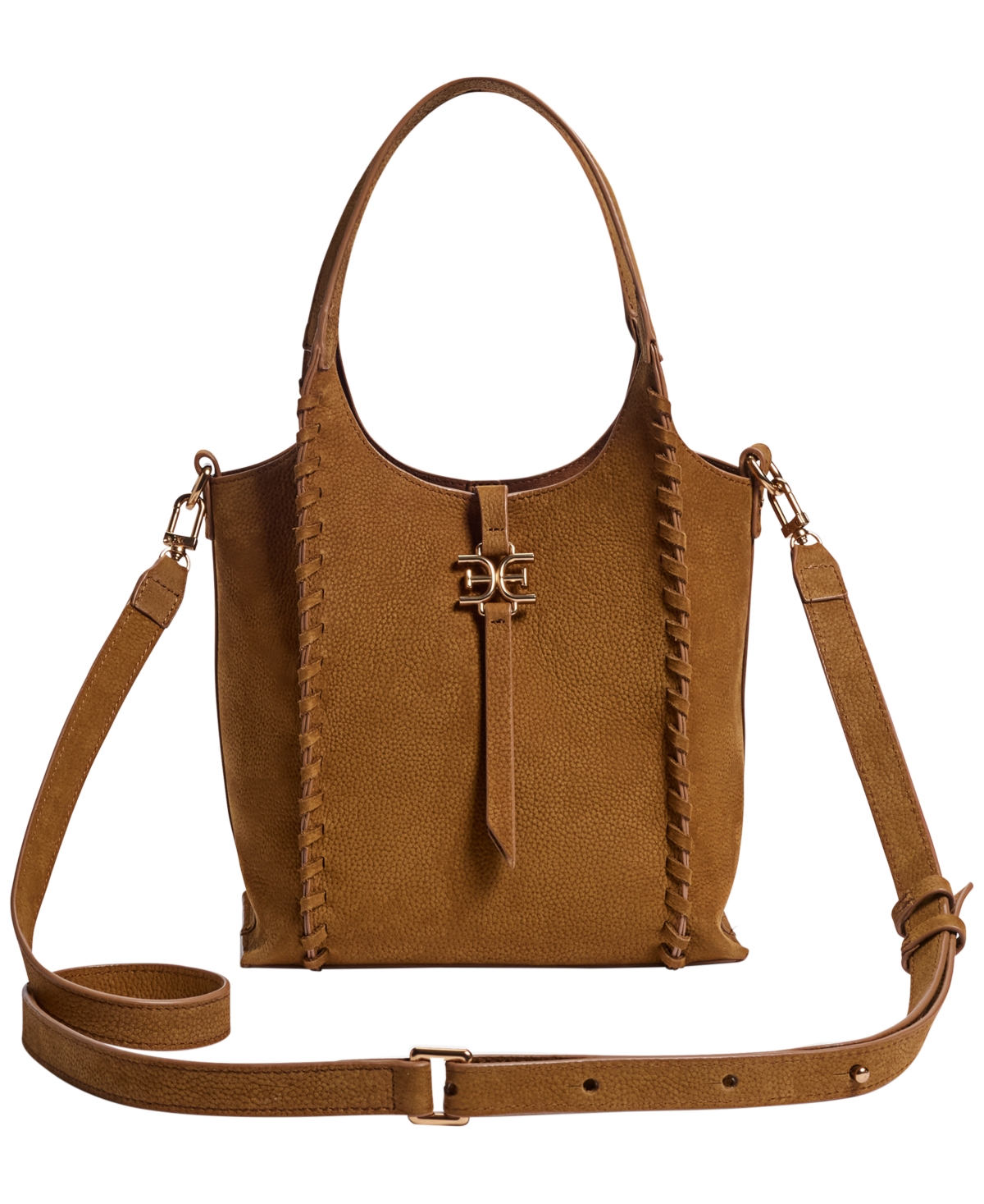 Click here for Sam Edelman Sylvia Small Crossbody Bag - Caramel prices