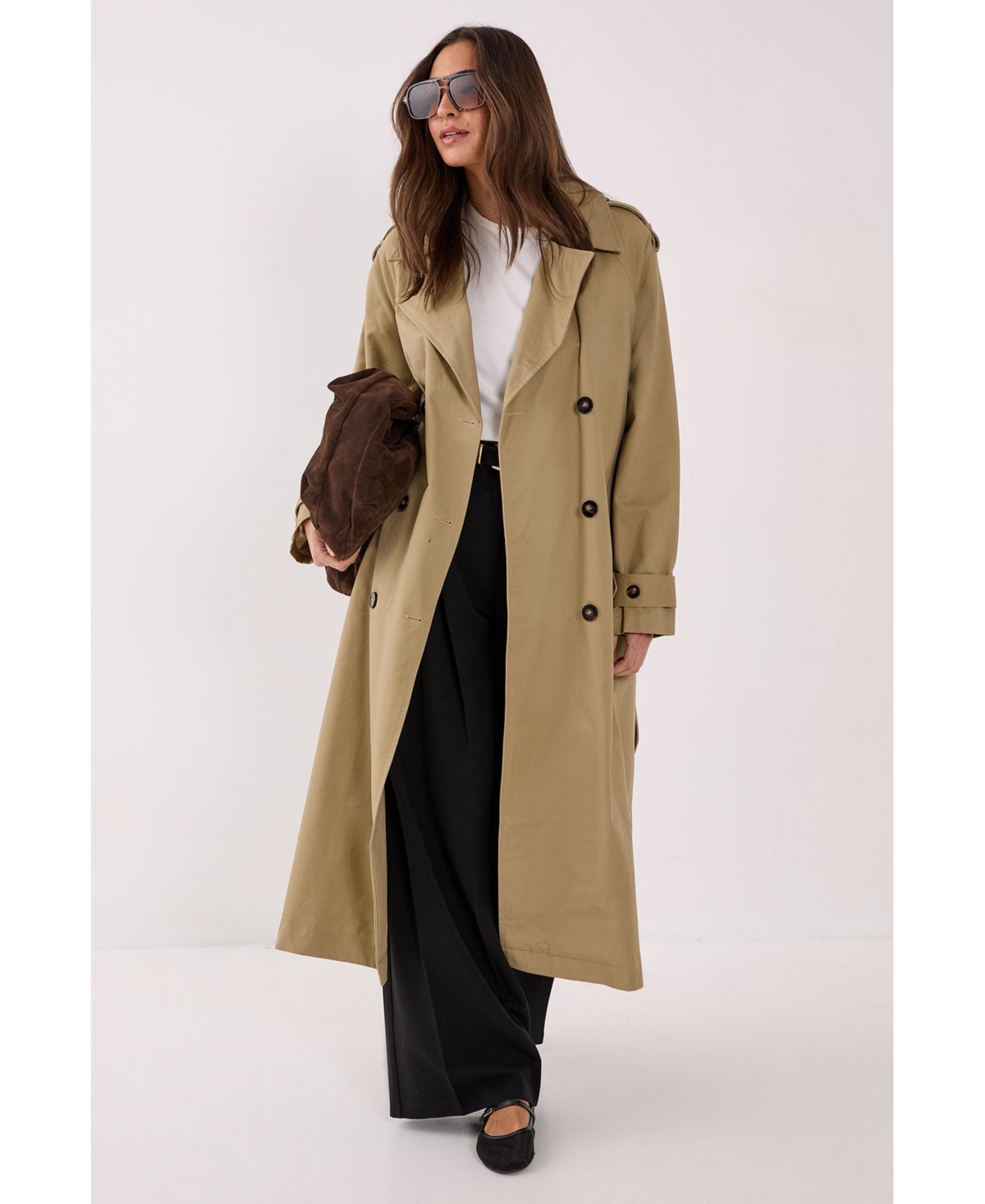 Click here for Nasty Gal Womens Essentials Trench Coat - Caramel prices
