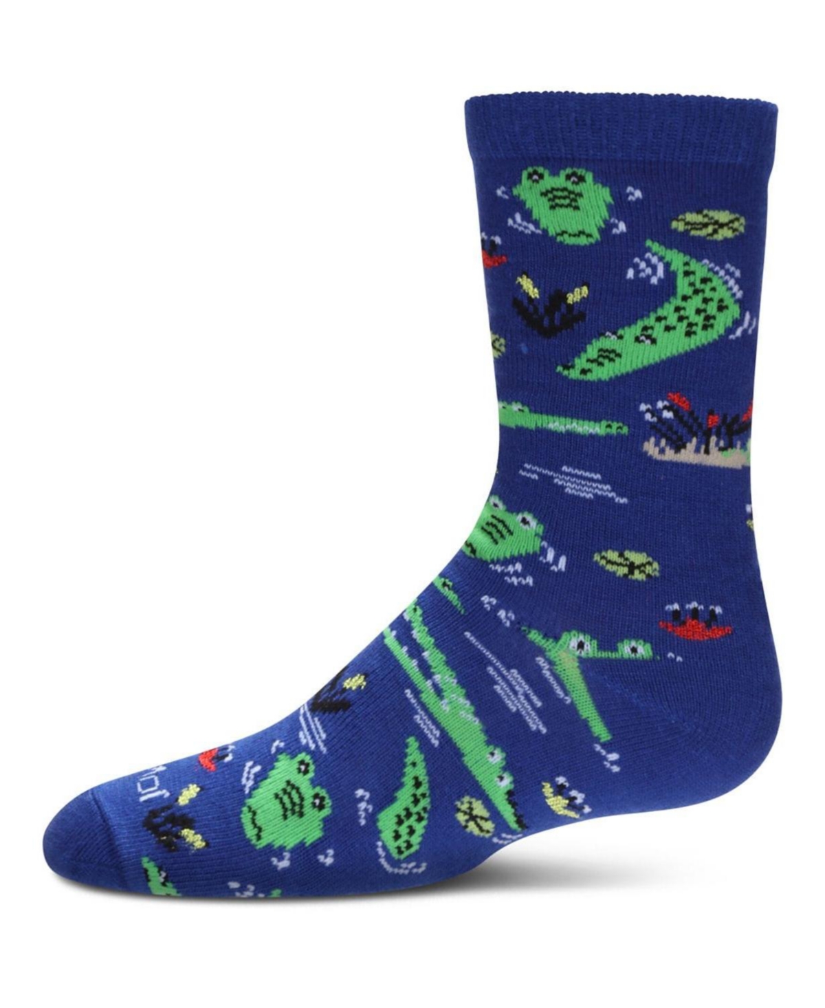Click here for MeMoi Girls Kids Gators Rayon Crew Socks - Royal b... prices