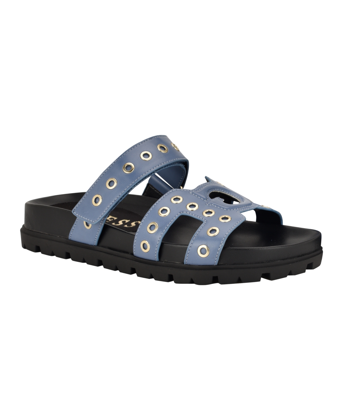 Click here for Guess Womens Fashie Double Strap Footbed Sandals -... prices