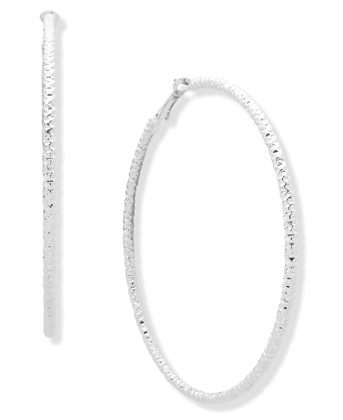 Click here for Nine West Silver-Tone Hoop Earrings - Silver prices