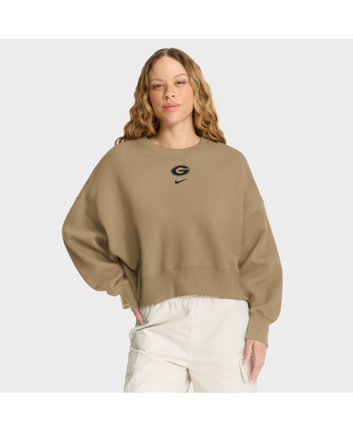Click here for Nike Womens Tan Georgia Bulldogs Oversized Phoenix... prices