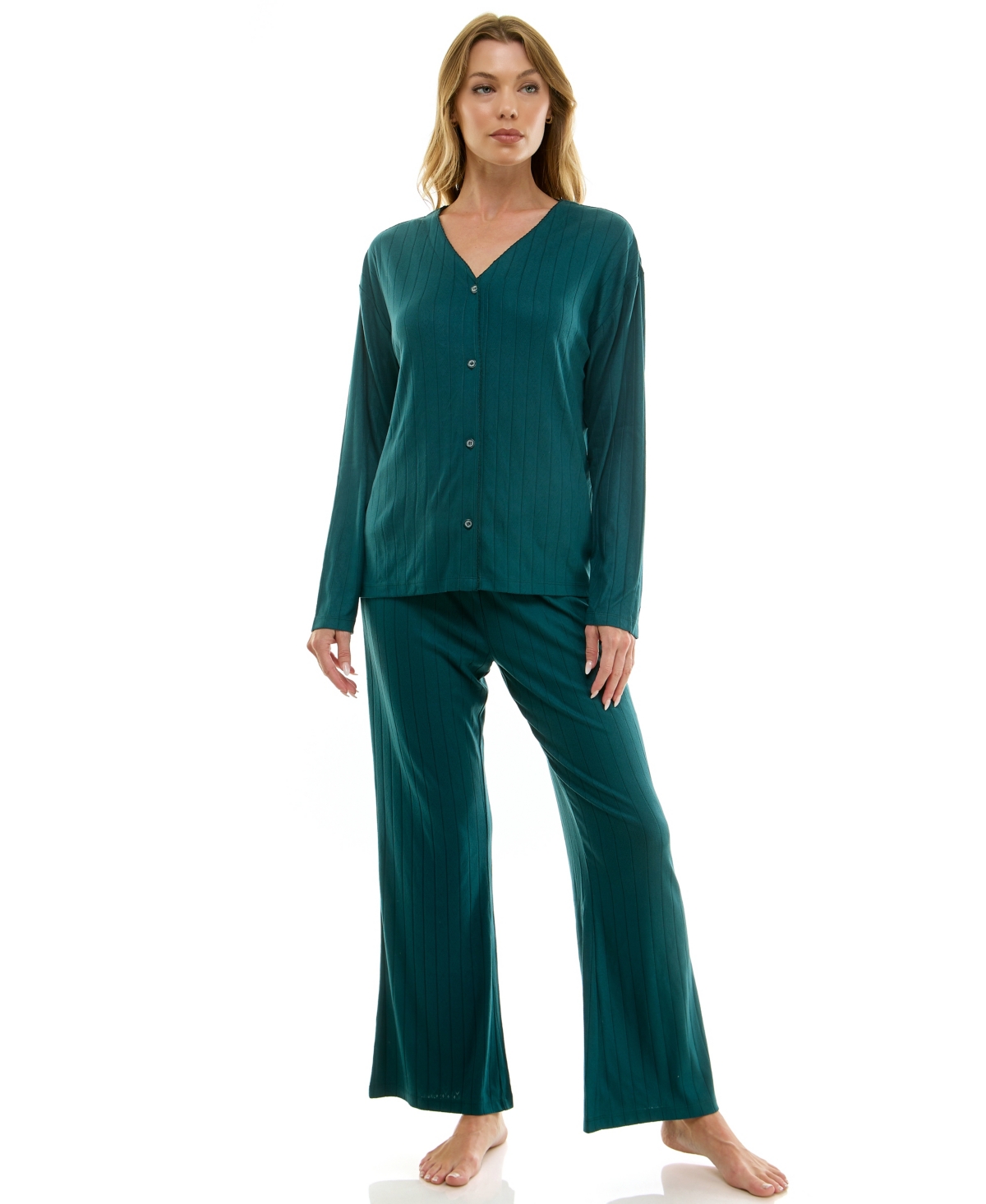 Click here for Sincerely Jules Womens 3-Piece Pointelle Set - Dar... prices