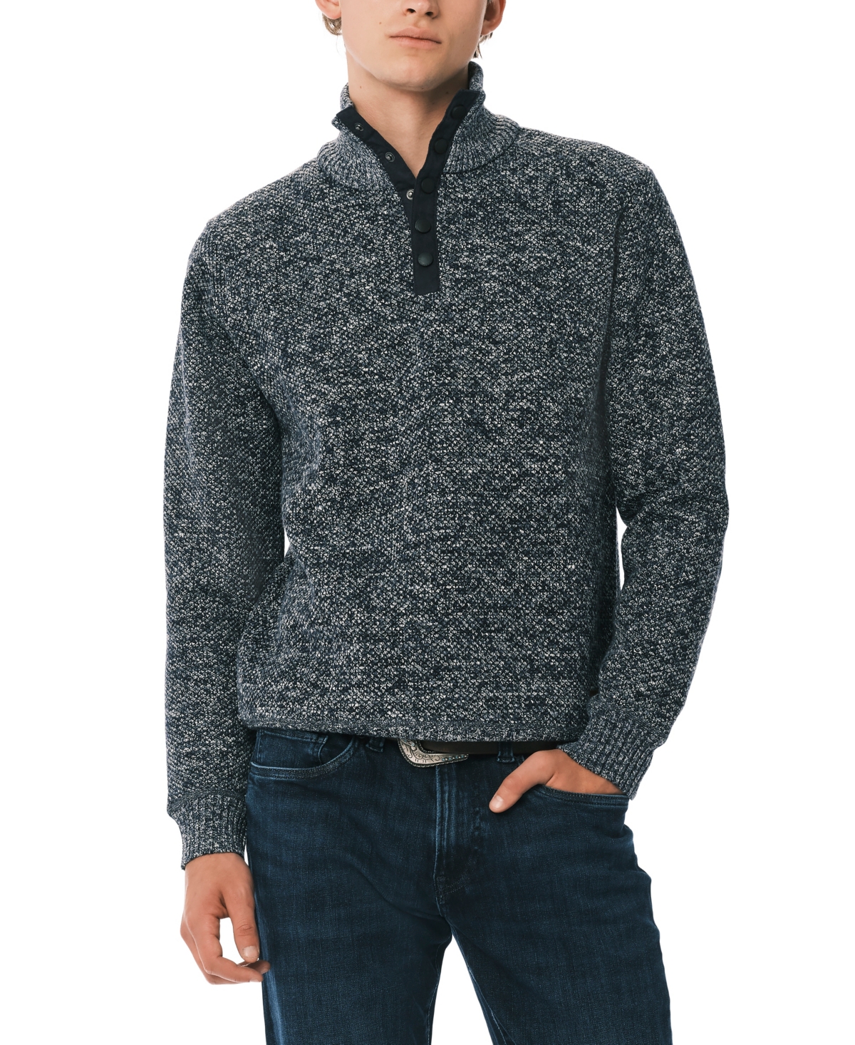 Click here for Buffalo David Bitton Mens Weeberry Quarter Snap Sw... prices