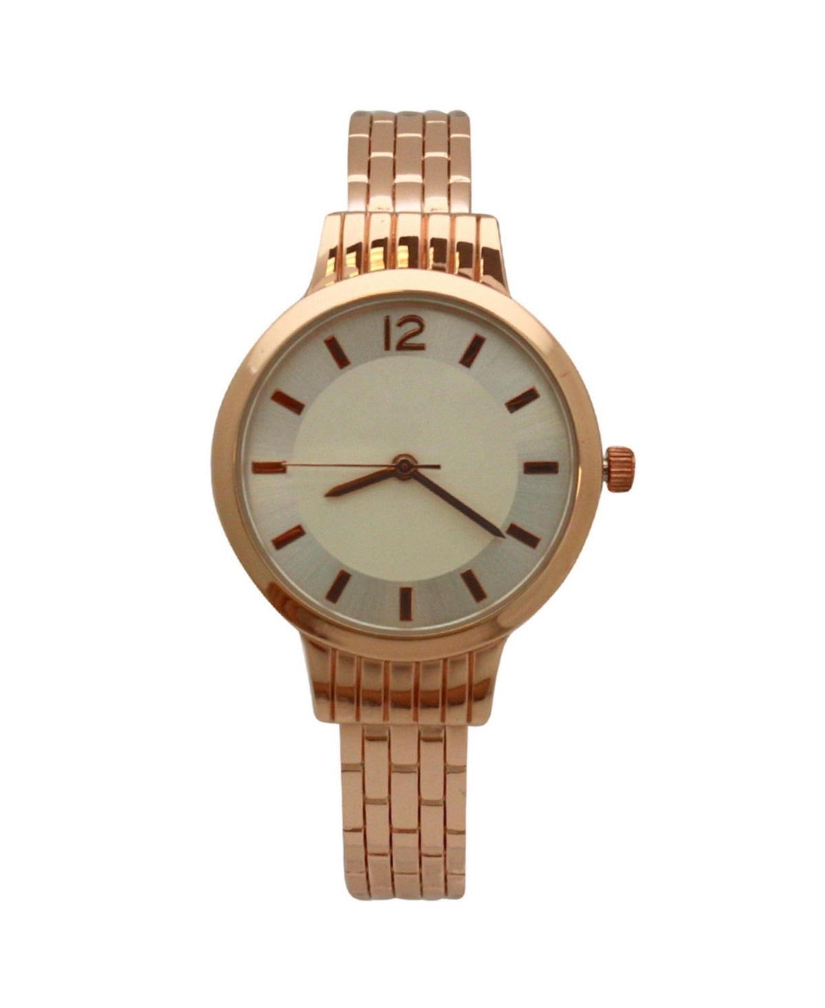 Click here for Olivia Pratt Rose Gold Textured Bangle Watch - Ros... prices