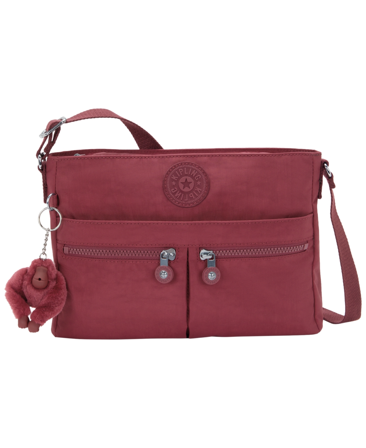 Click here for Kipling New Angie Crossbody Bag - Lounge Wine prices