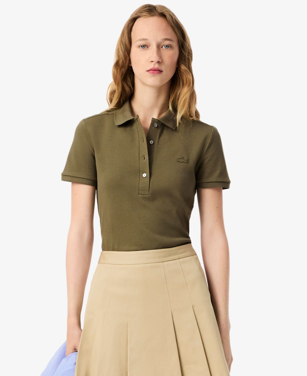 Click here for Lacoste Usa Womens Short Sleeves Slim-Fit Polo Top... prices