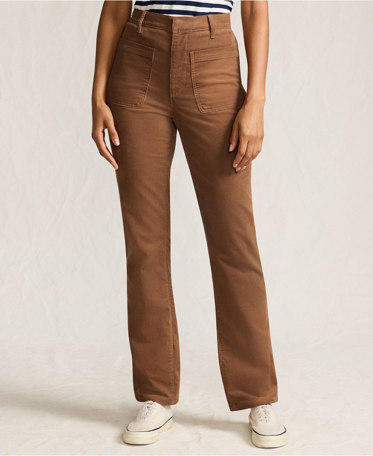Click here for Lands End Womens Tall Corduroy High Rise Rail Stra... prices