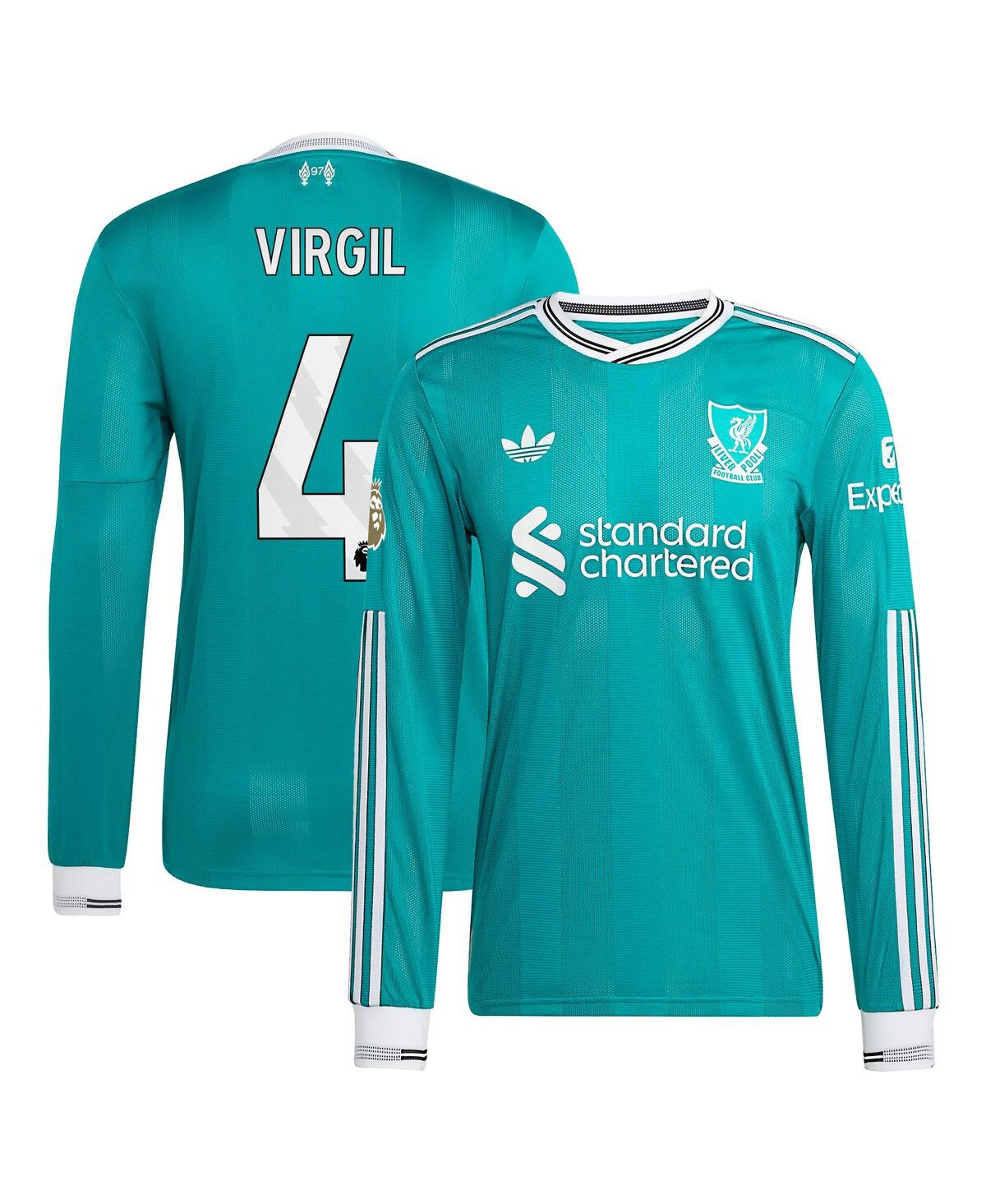 Click here for Adidas Mens Virgil van Dijk Green Liverpool 2025/2... prices