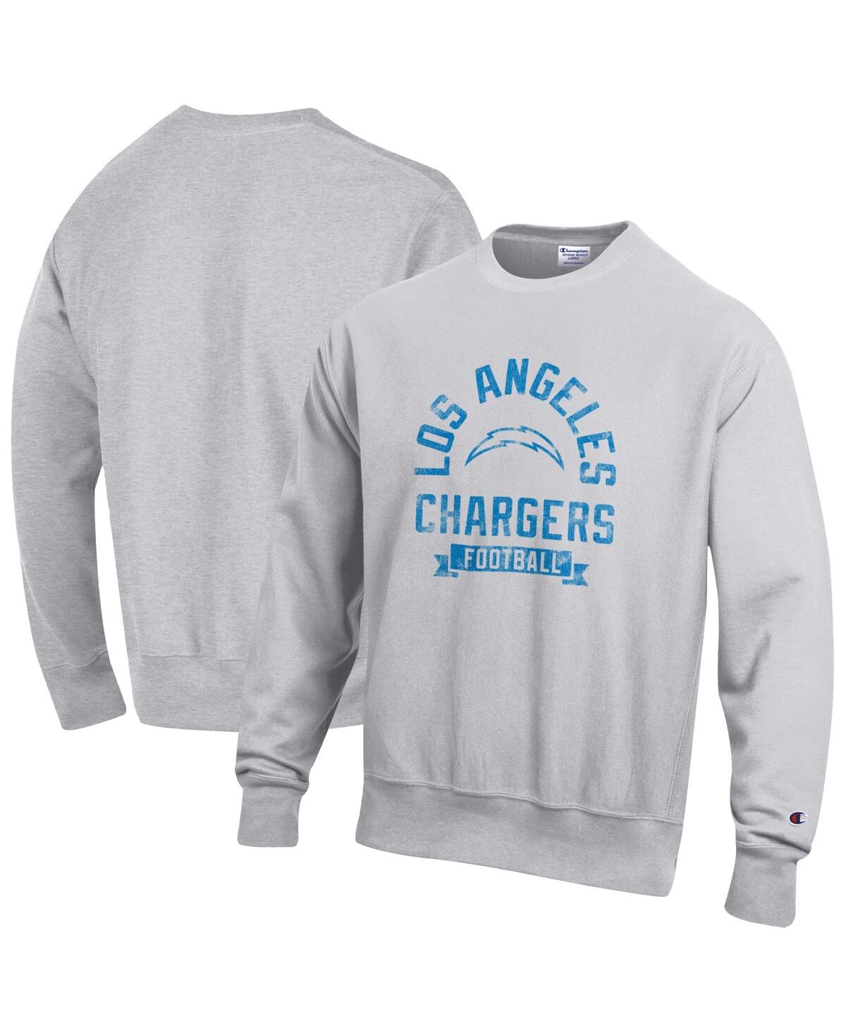 Click here for Champion Mens Heather Gray Los Angeles Chargers Re... prices