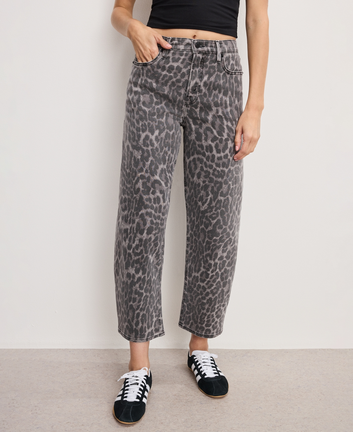 Click here for Good American Womens Good Relaxed Baggy High-Rise... prices