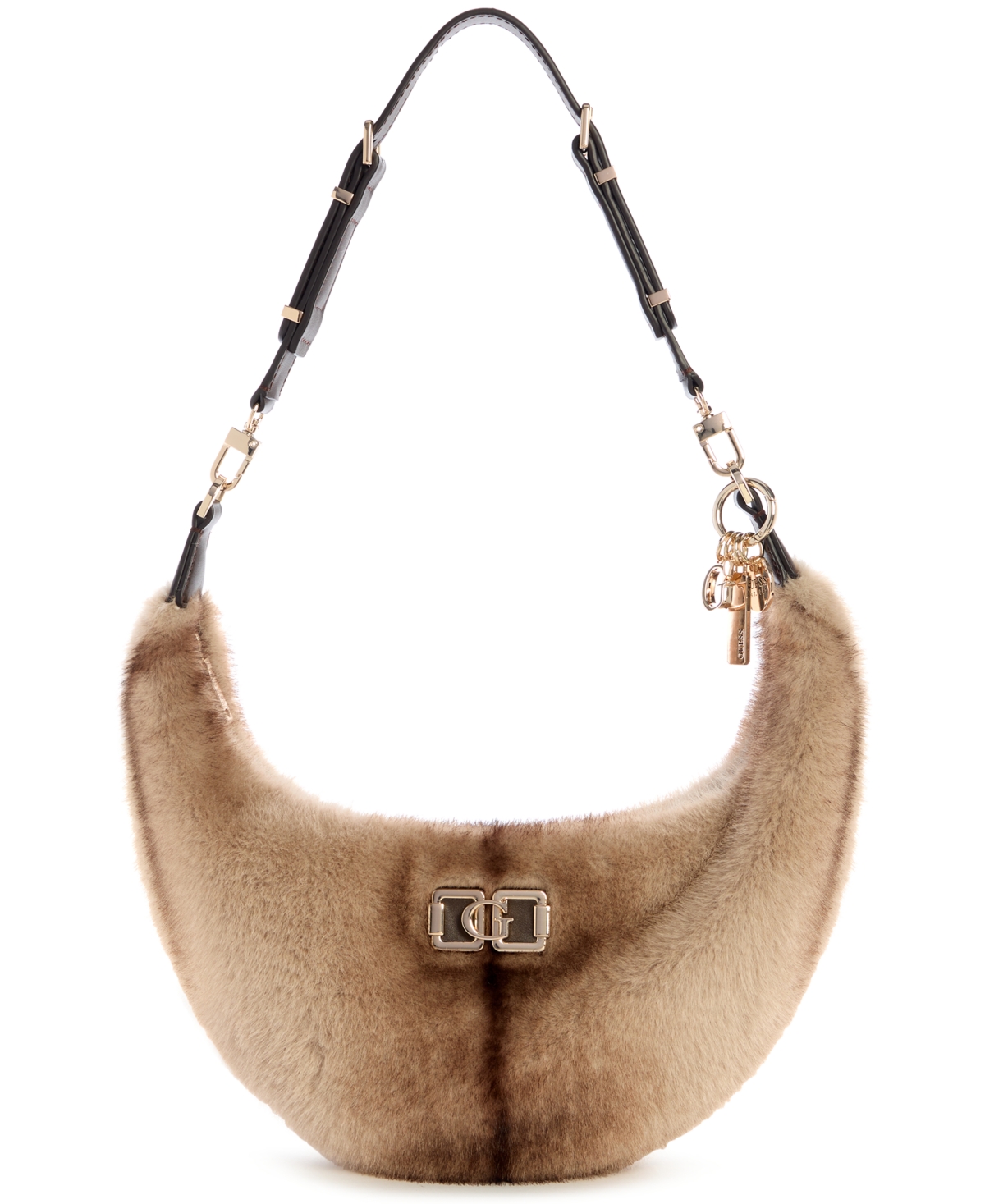 Click here for Guess Mavis Hobo Shoulder Bag - Espresso Multi prices
