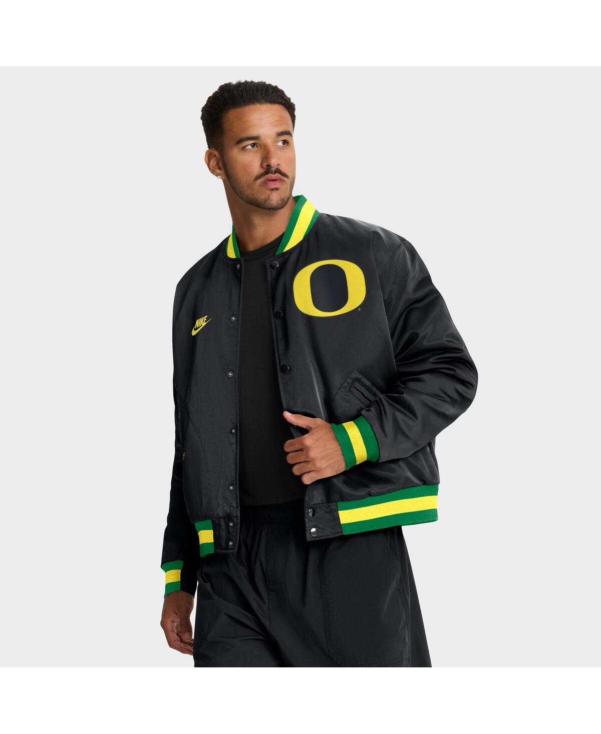 Click here for Nike Mens Black Oregon Ducks Legacy Full-Snap Bomb... prices