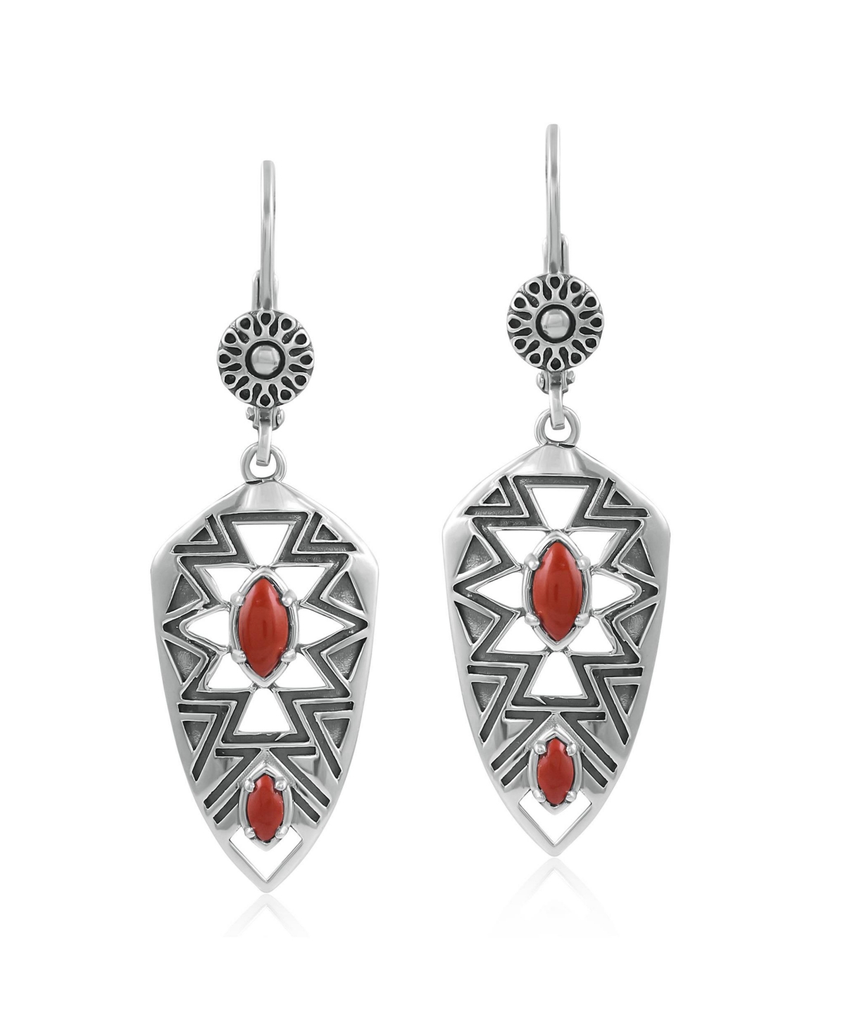 Click here for American West Jewelry Sterling Silver Marquise Red... prices