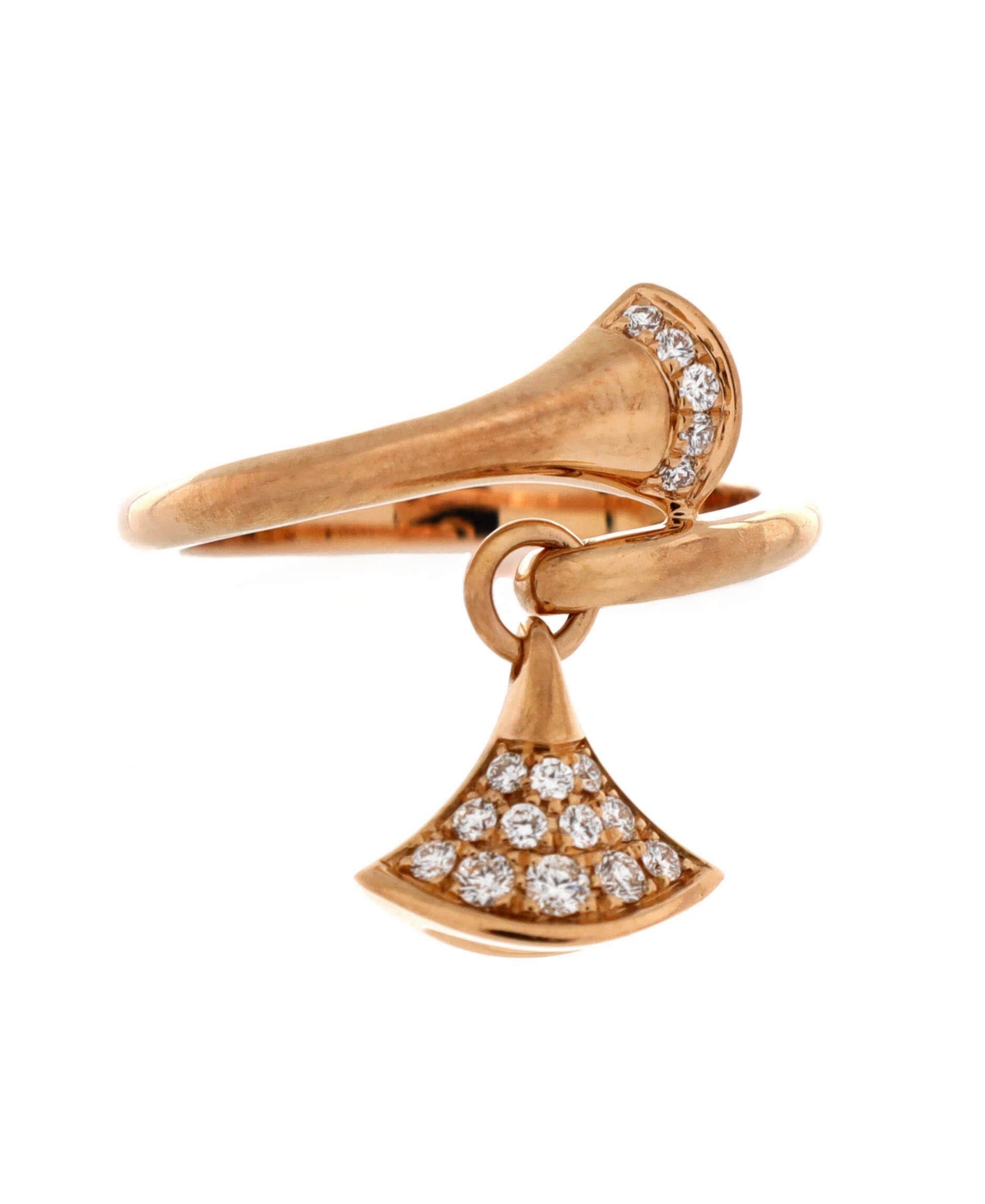 Click here for Pre-Owned Bvlgari Divas Dream Charm Ring - 18k ros... prices