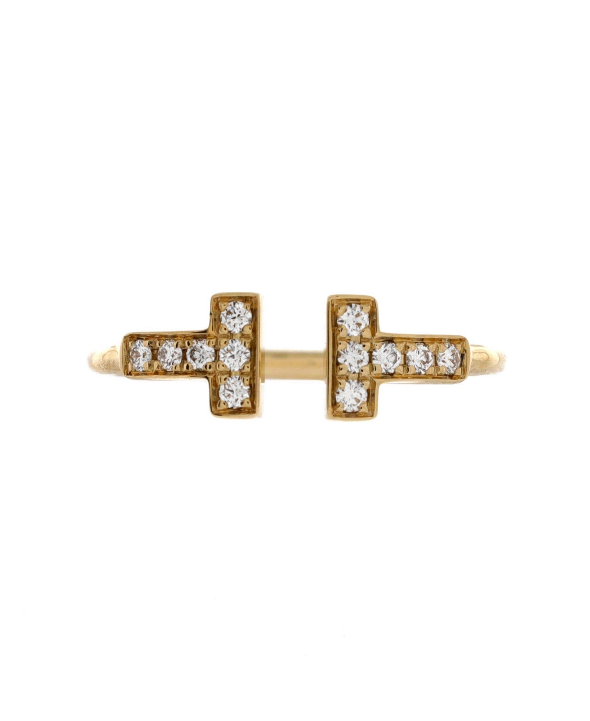 Click here for Pre-Owned Tiffany & Co. T Wire Ring - 18k yellow g... prices