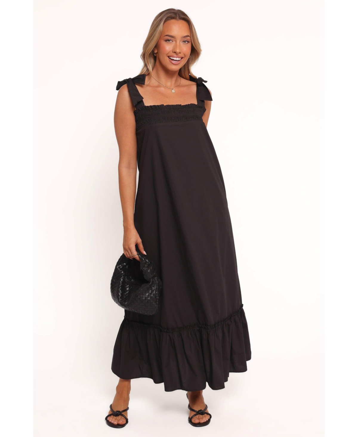 Click here for Petal and Pup Irina Maxi Dress - Black prices