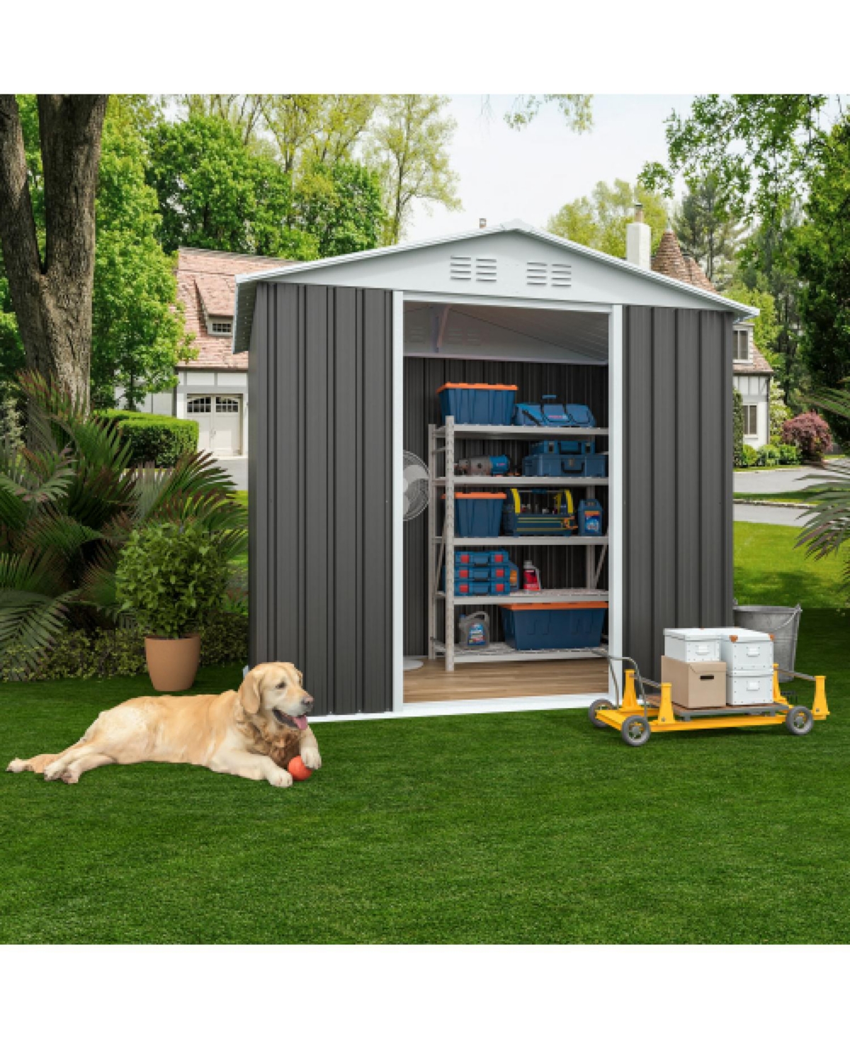 Click here for Streamdale Outdoor Storage Sheds 6FTx4FT Apex Roof... prices