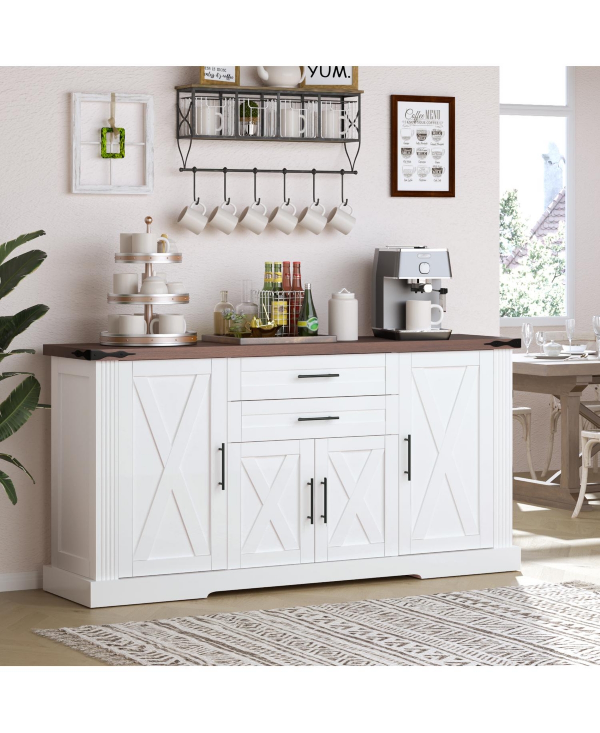 Click here for Streamdale Furniture Streamdale 63" Farmhouse... prices