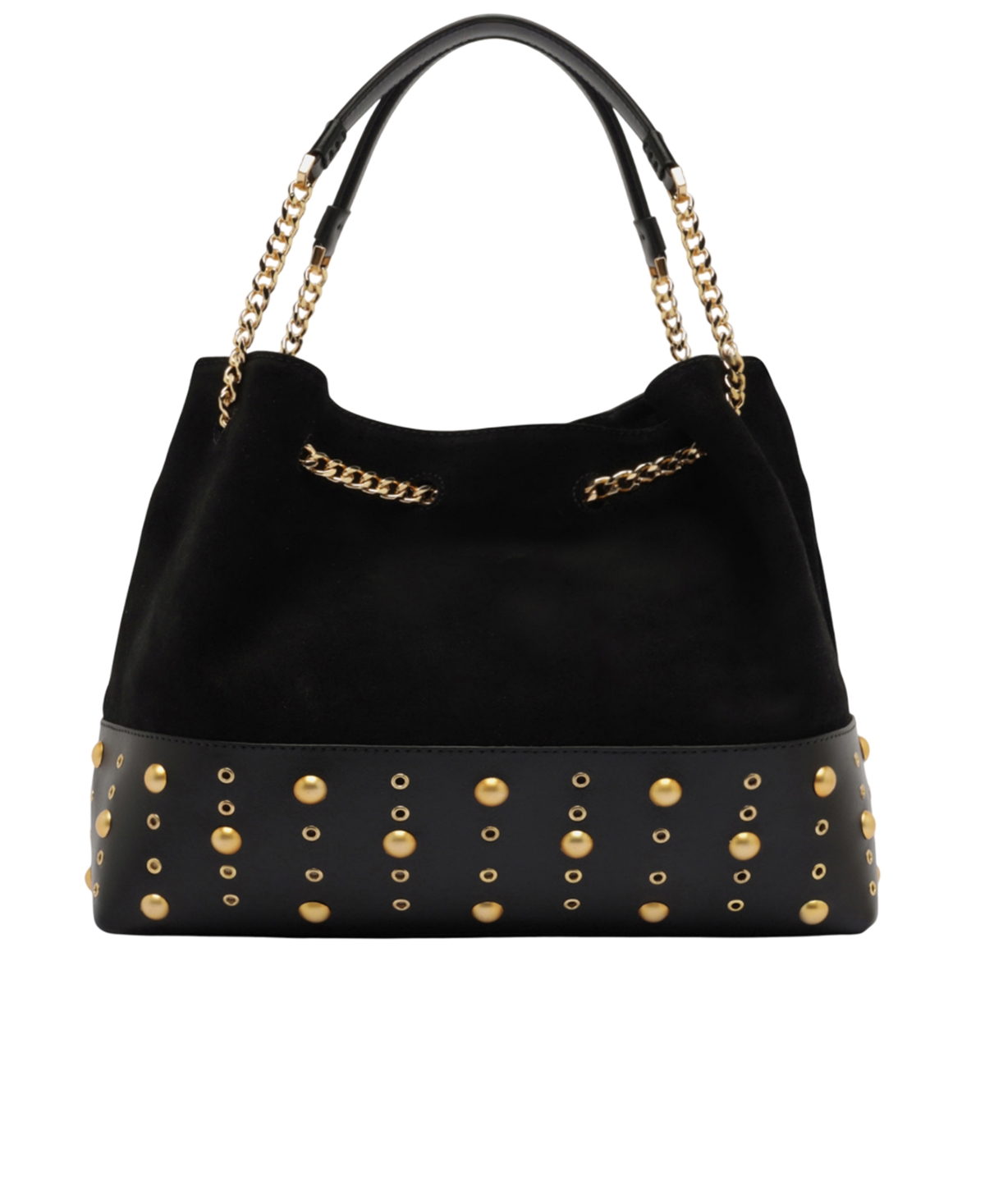 Click here for Arezzo Dallas Large Suede Hobo Bag - Black prices