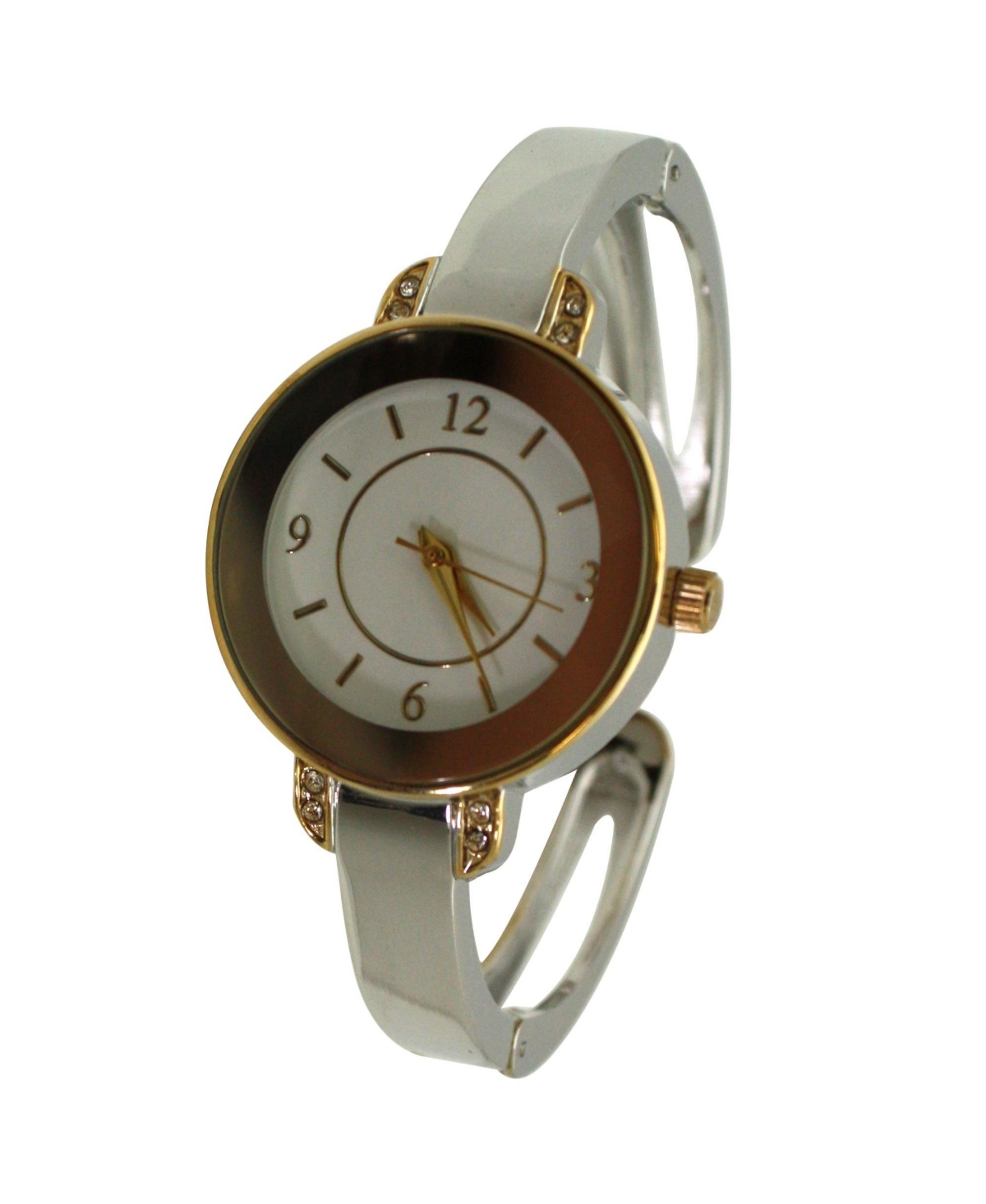 Womens Olivia Pratt(tm) Metallic Round Face Bangle Watch - A917946
