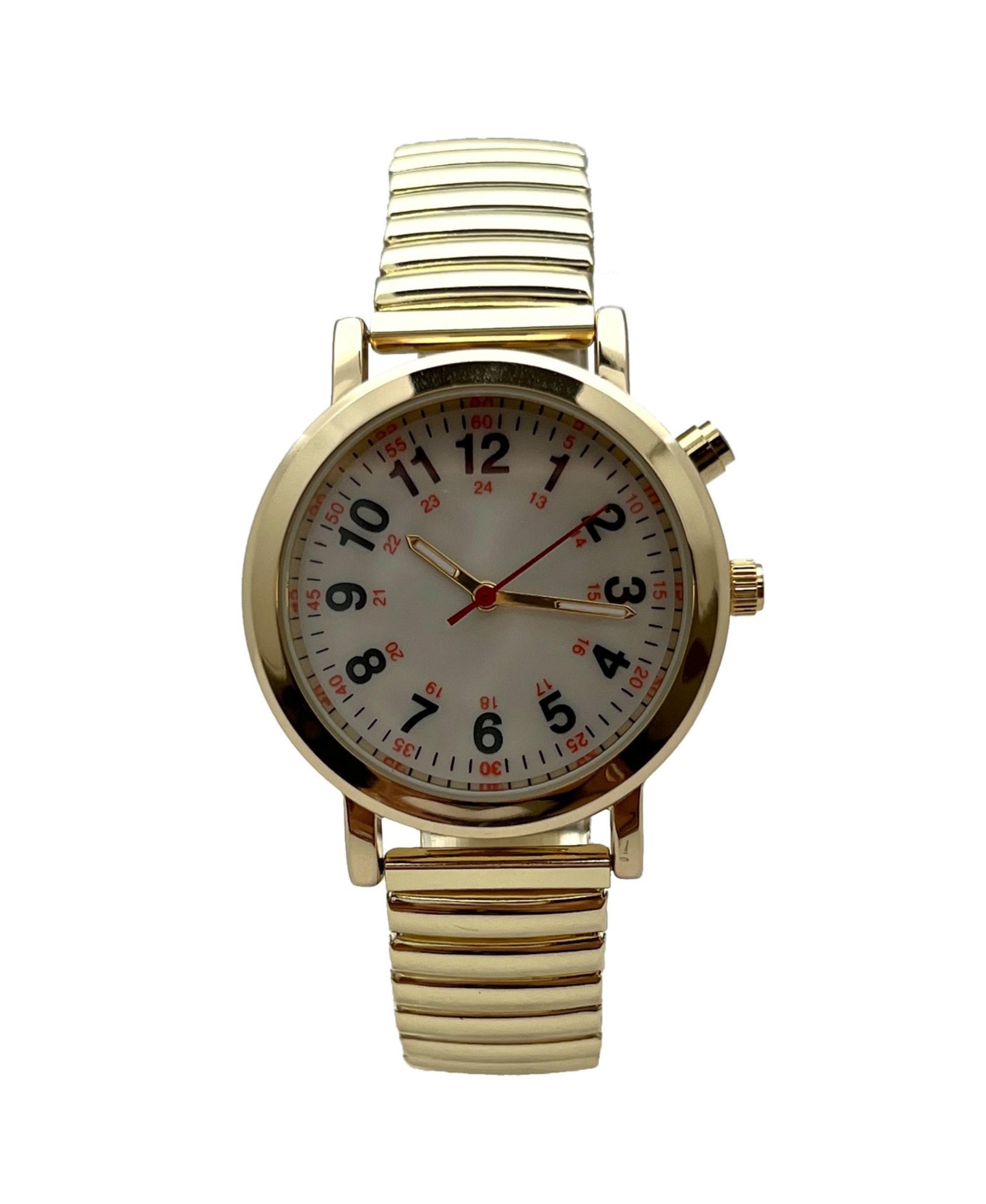 Click here for Olivia Pratt Gold Stretch Band Easy Read Nurse Wat... prices