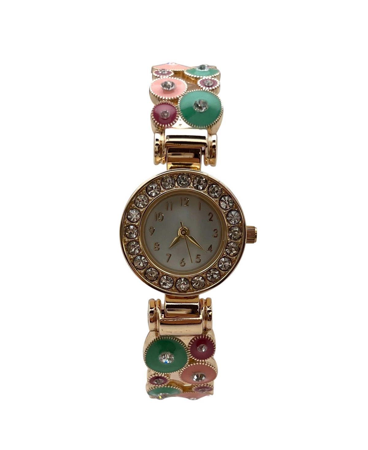 Click here for Olivia Pratt Pastels Gold Colorful Round Shapes Ba... prices