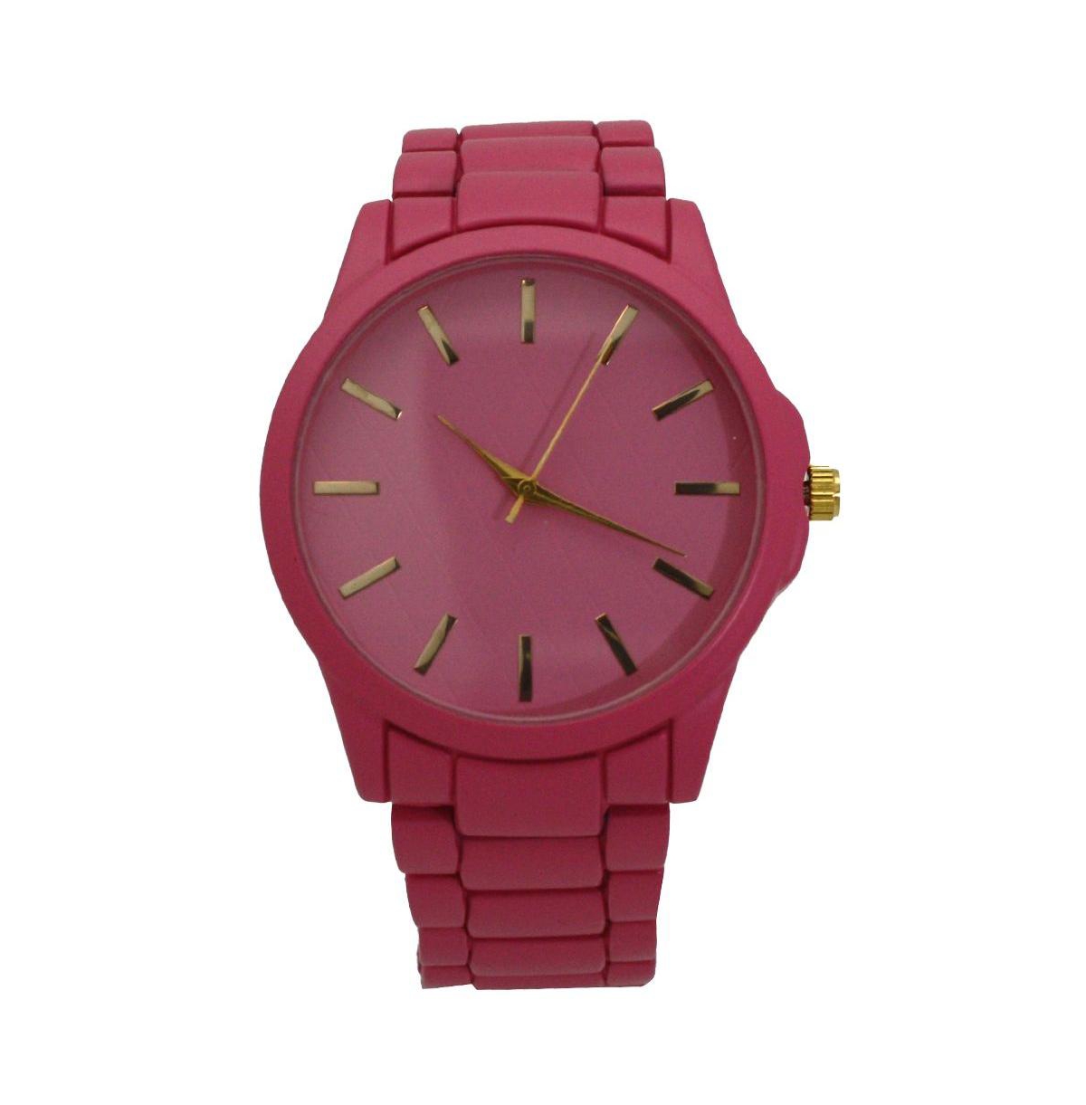 Click here for Olivia Pratt Hot Pink Solid Color Large Face Women... prices