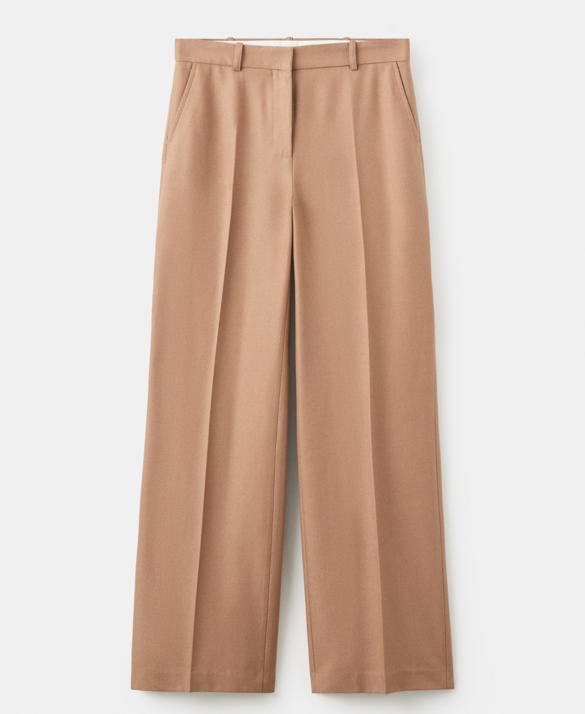 Click here for Mango Womens Straight Wool-Blend Suit Pants - Medi... prices