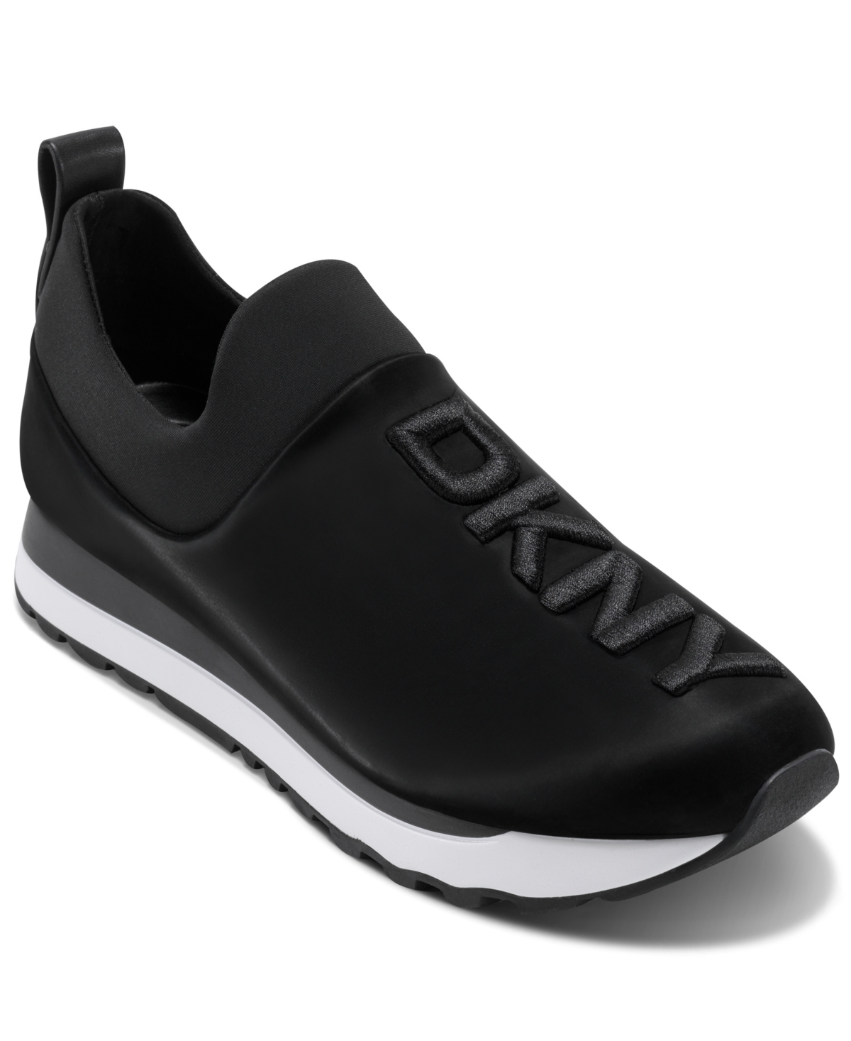 Click here for Dkny Womens Jadyn Slip-On Sneakers - Black Fabric prices