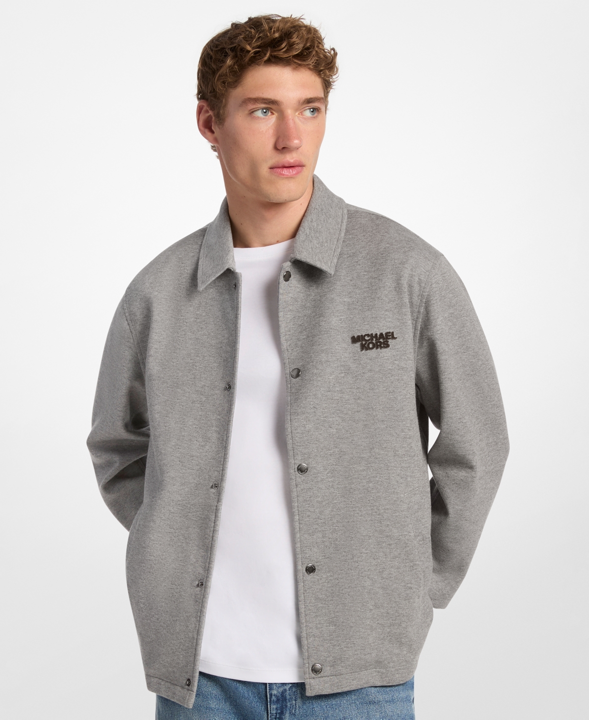 Click here for Michael Kors Mens Collared Long Sleeve Jacket - As... prices