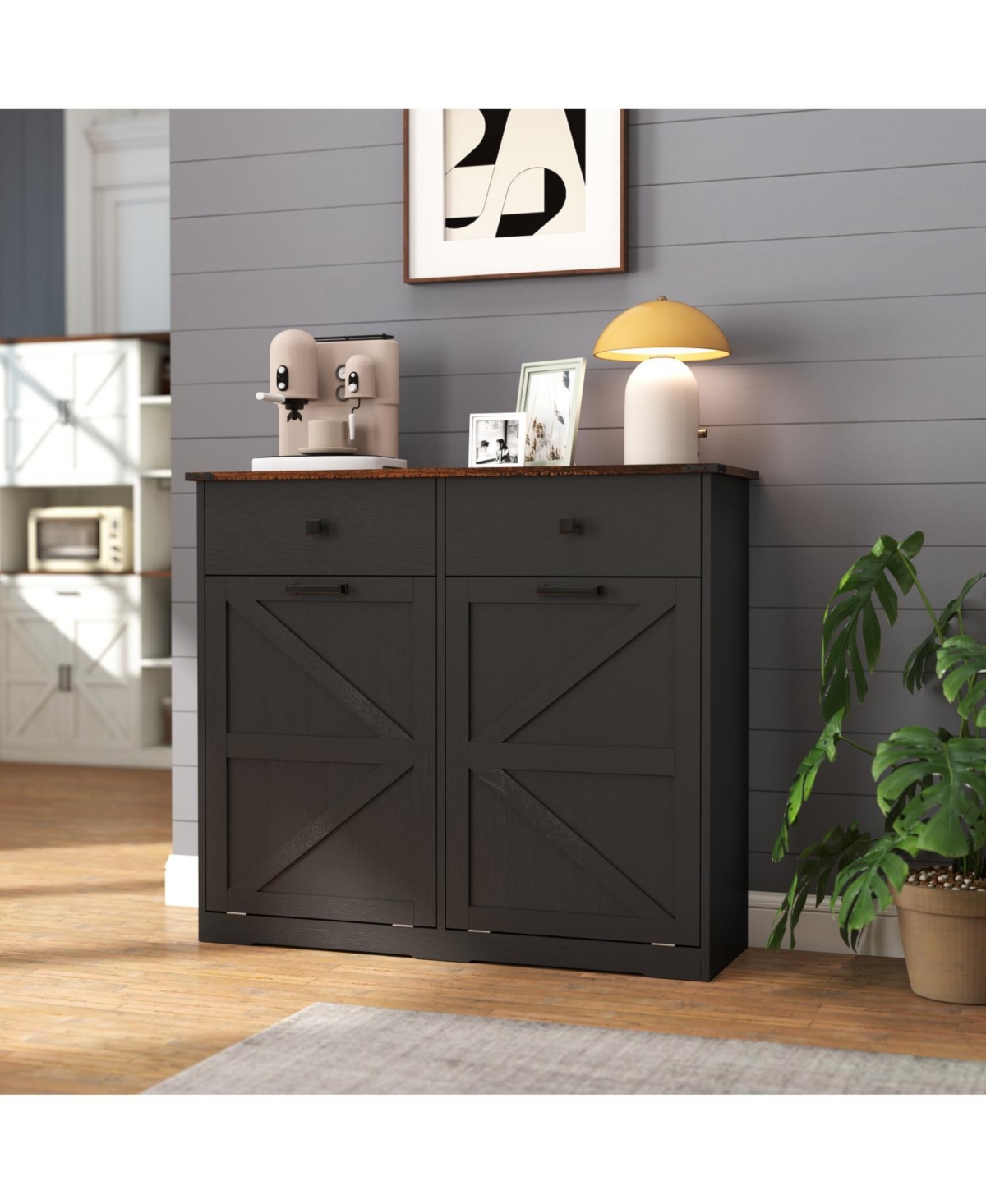 Click here for Streamdale Farmhouse Black Double Tilt Out Trash C... prices
