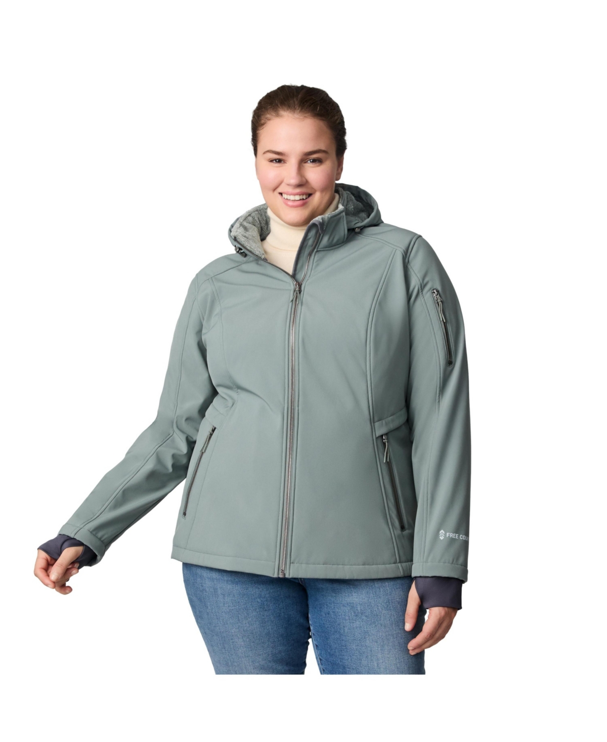 Click here for Free Country Plus Size Aeris Ii Super Softshell Ja... prices