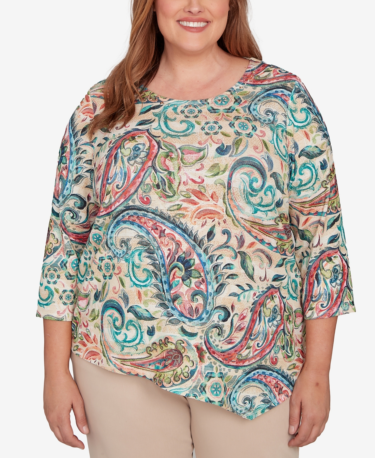 Click here for Alfred Dunner Plus Size Saratoga Springs Classic P... prices