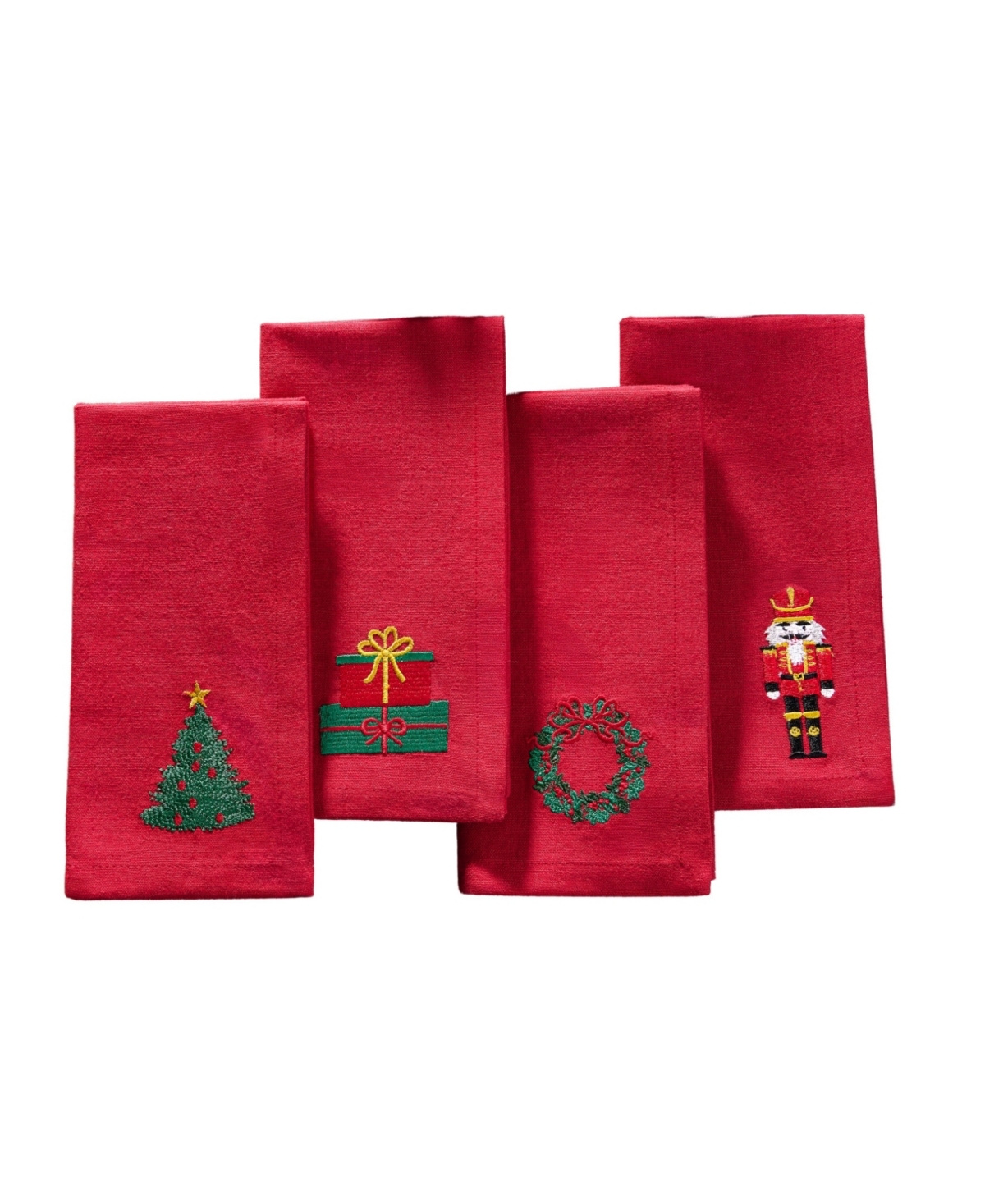 Click here for Elrene Holiday 4-Pc. Embroidered Napkin Set  17 x... prices