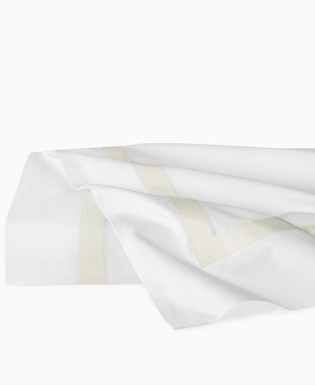 Click here for Sferra Estate Woven Cotton Flat Sheet  Twin - Whit... prices