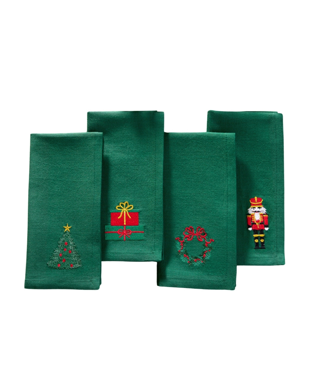 Click here for Elrene Holiday 4-Pc. Embroidered Napkin Set  17 x... prices
