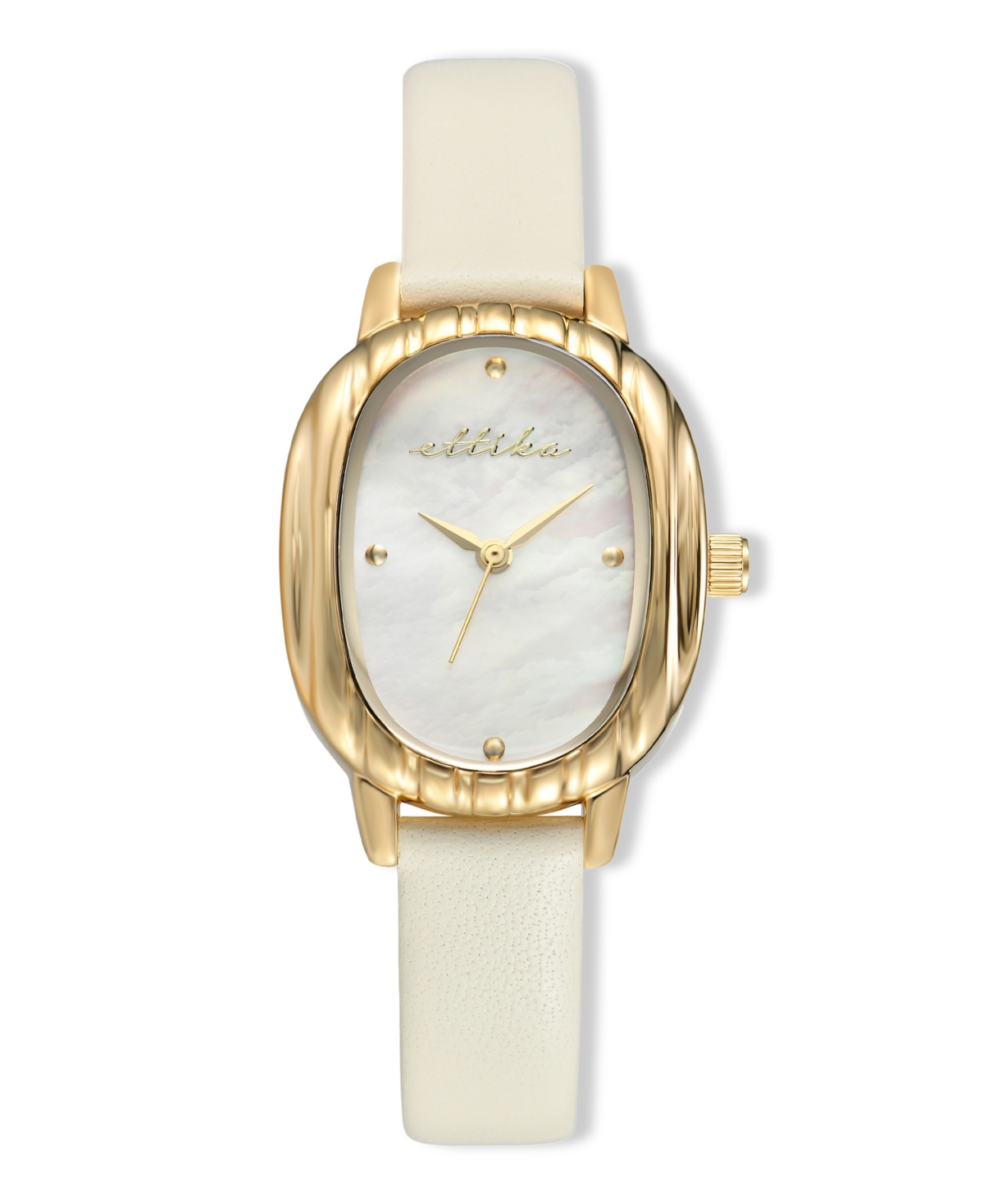 Click here for Ettika Timeless Texture Gold Plated Leather Watch... prices