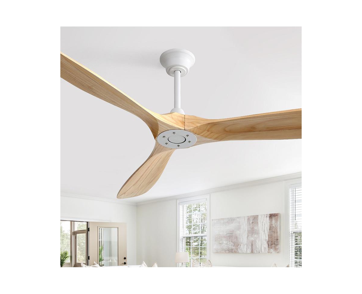 Click here for 60-inch Modern White 3-Blade Ceiling Fans with Int... prices