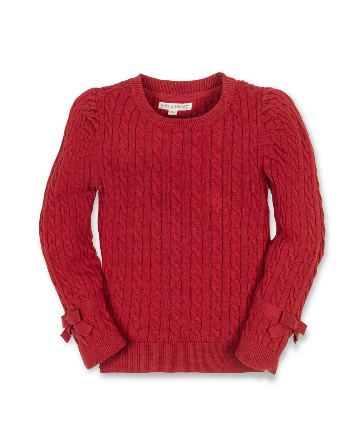 Click here for Hope & Henry Baby Girls Organic Long Puff Sleeve S... prices